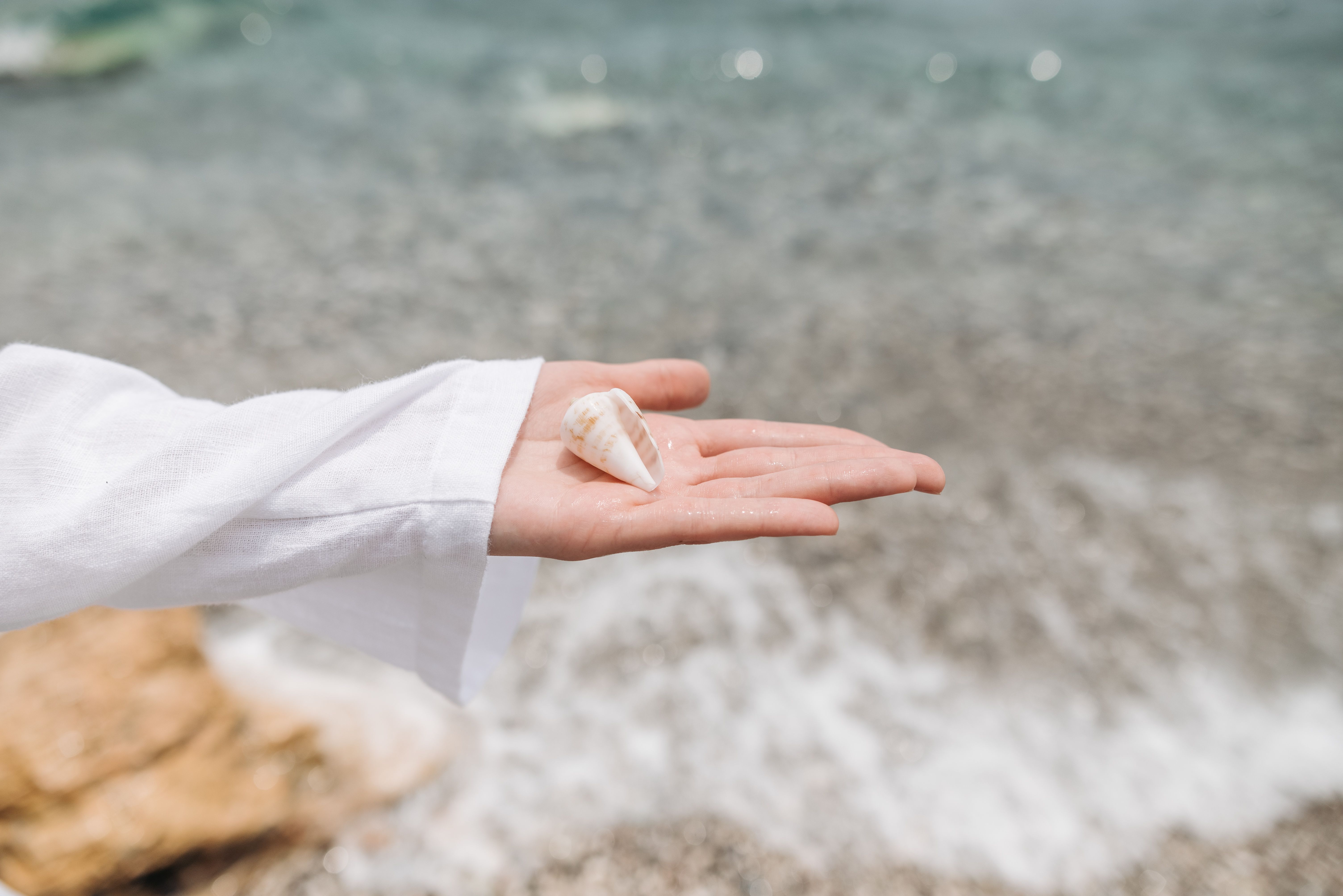 Close-Up Photograph of a Person's Crossed Hands · Free Stock Photo