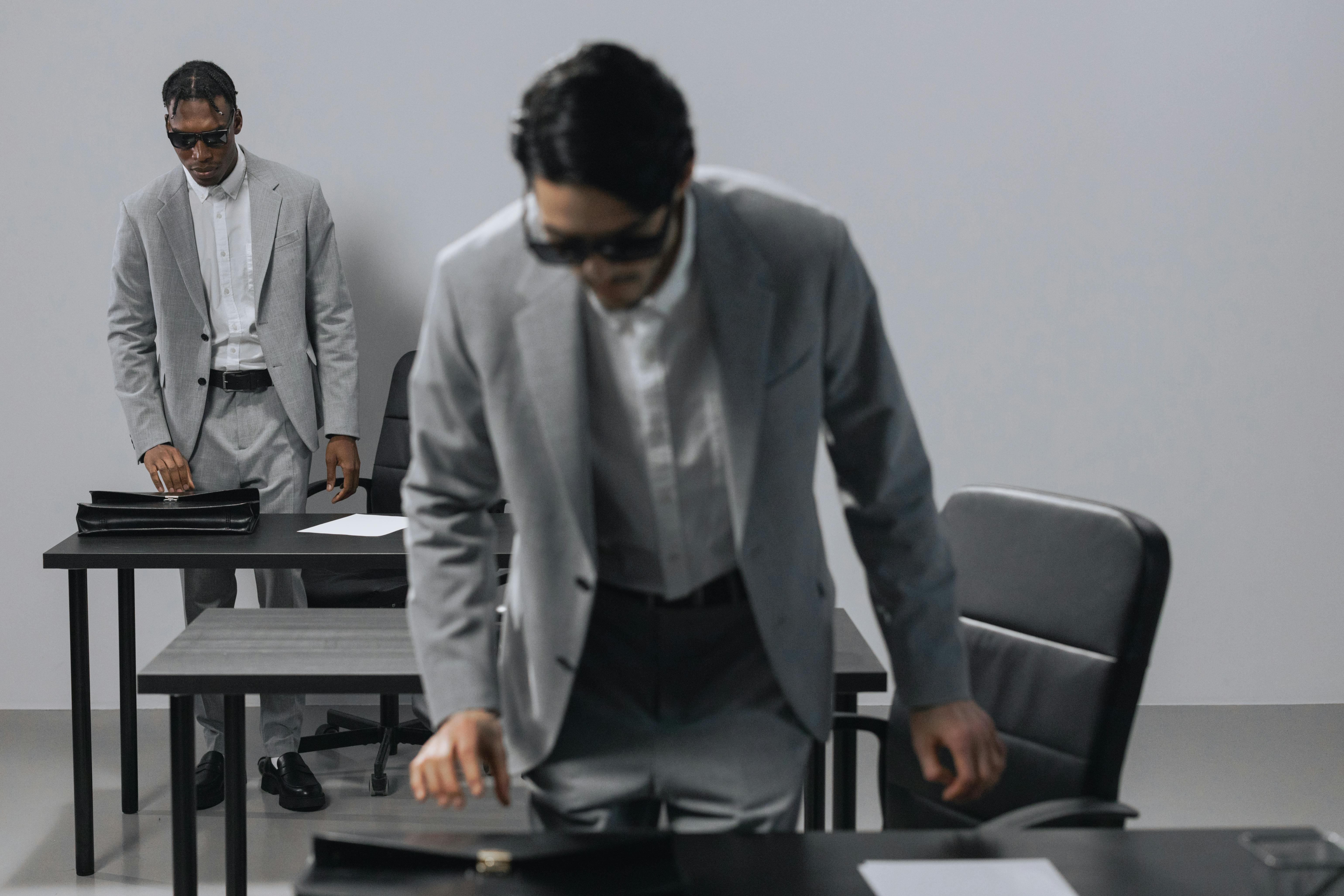 Man Wearing Black Suit in the Office · Free Stock Photo