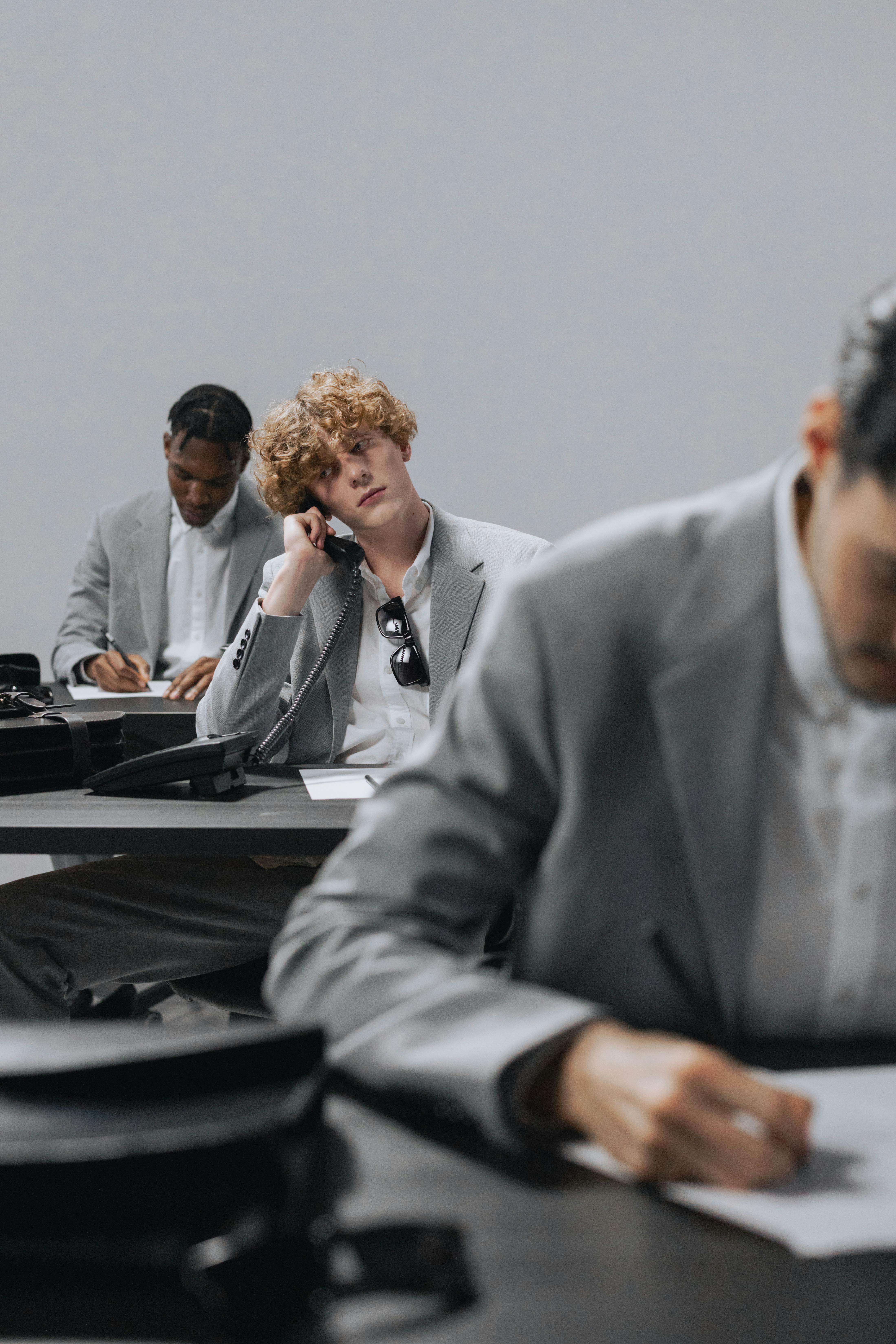 A Group of Men in the Office · Free Stock Photo
