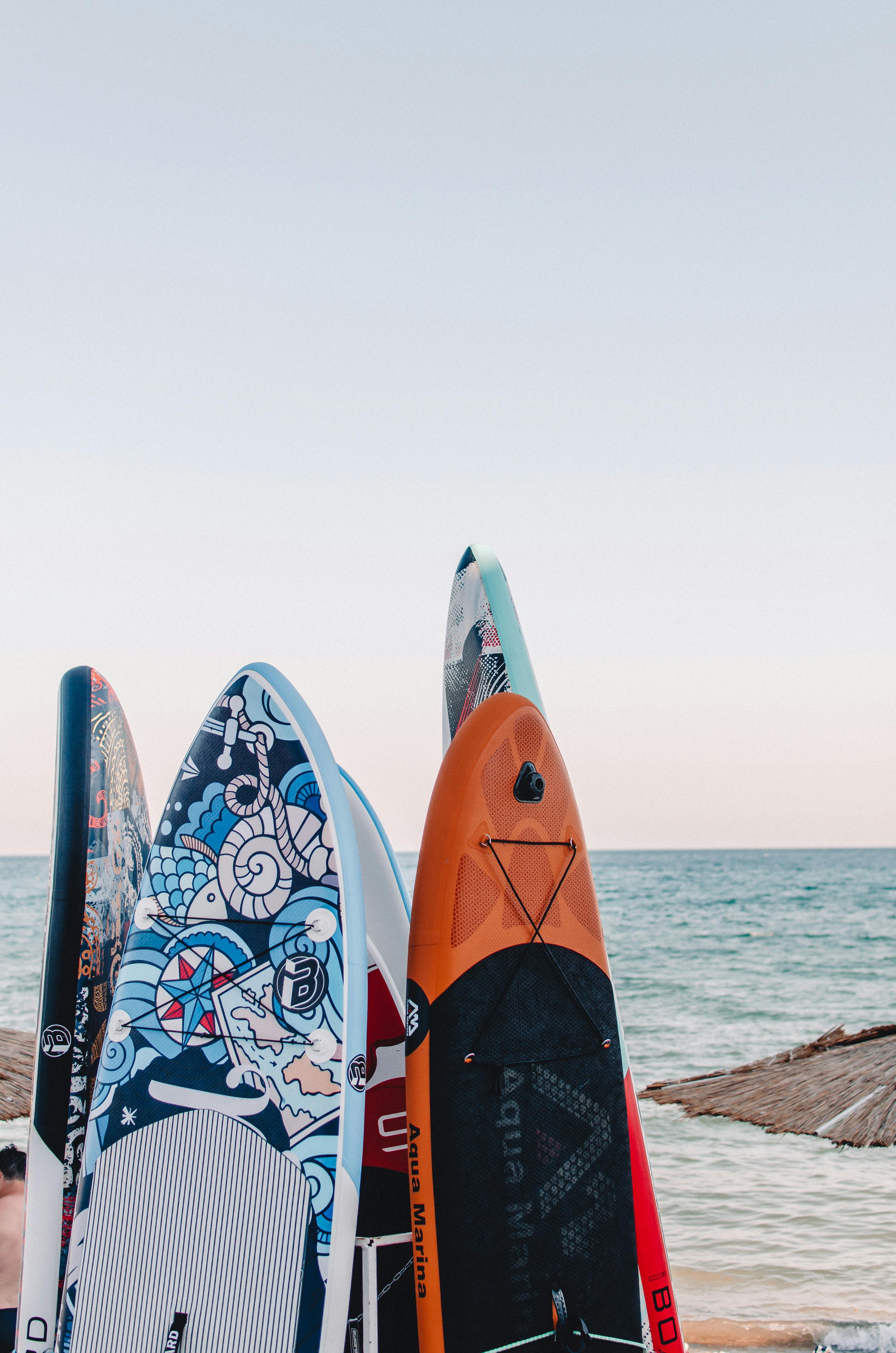 Surfboards on the Beach · Free Stock Photo