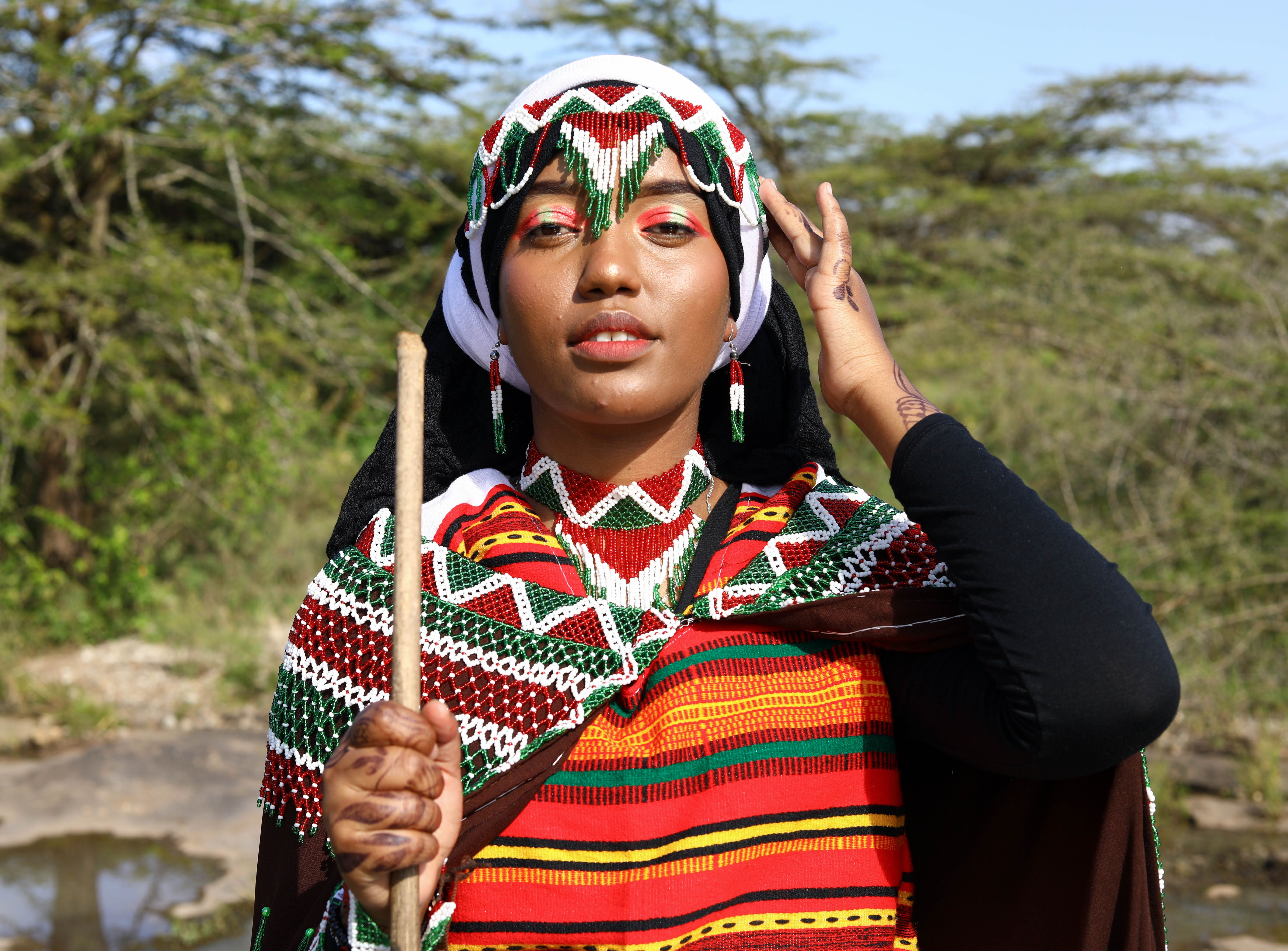 Portrait of Woman Wearing Traditional Clothing and Jewelry · Free Stock ...