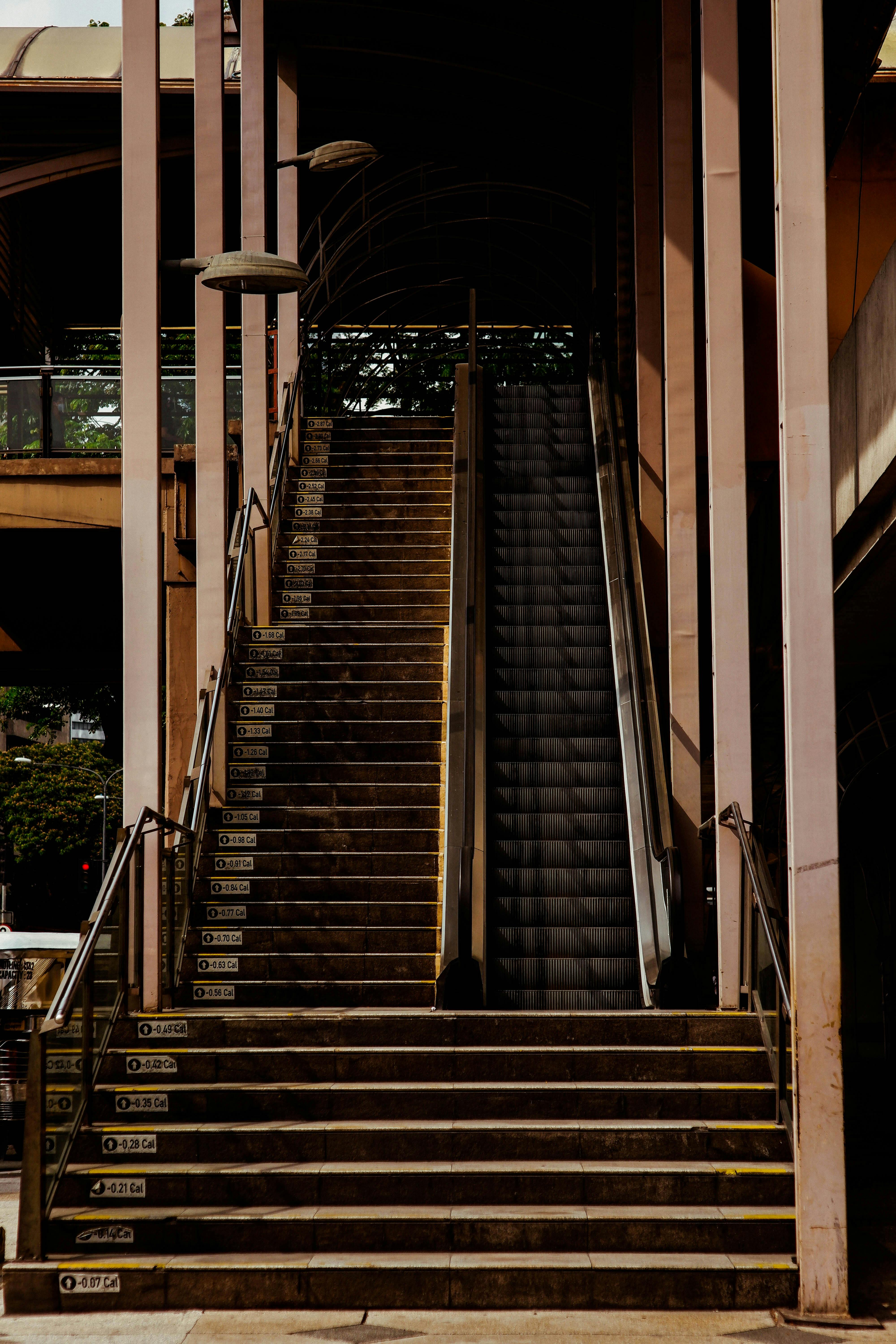 An Empty Stairs with Railings · Free Stock Photo