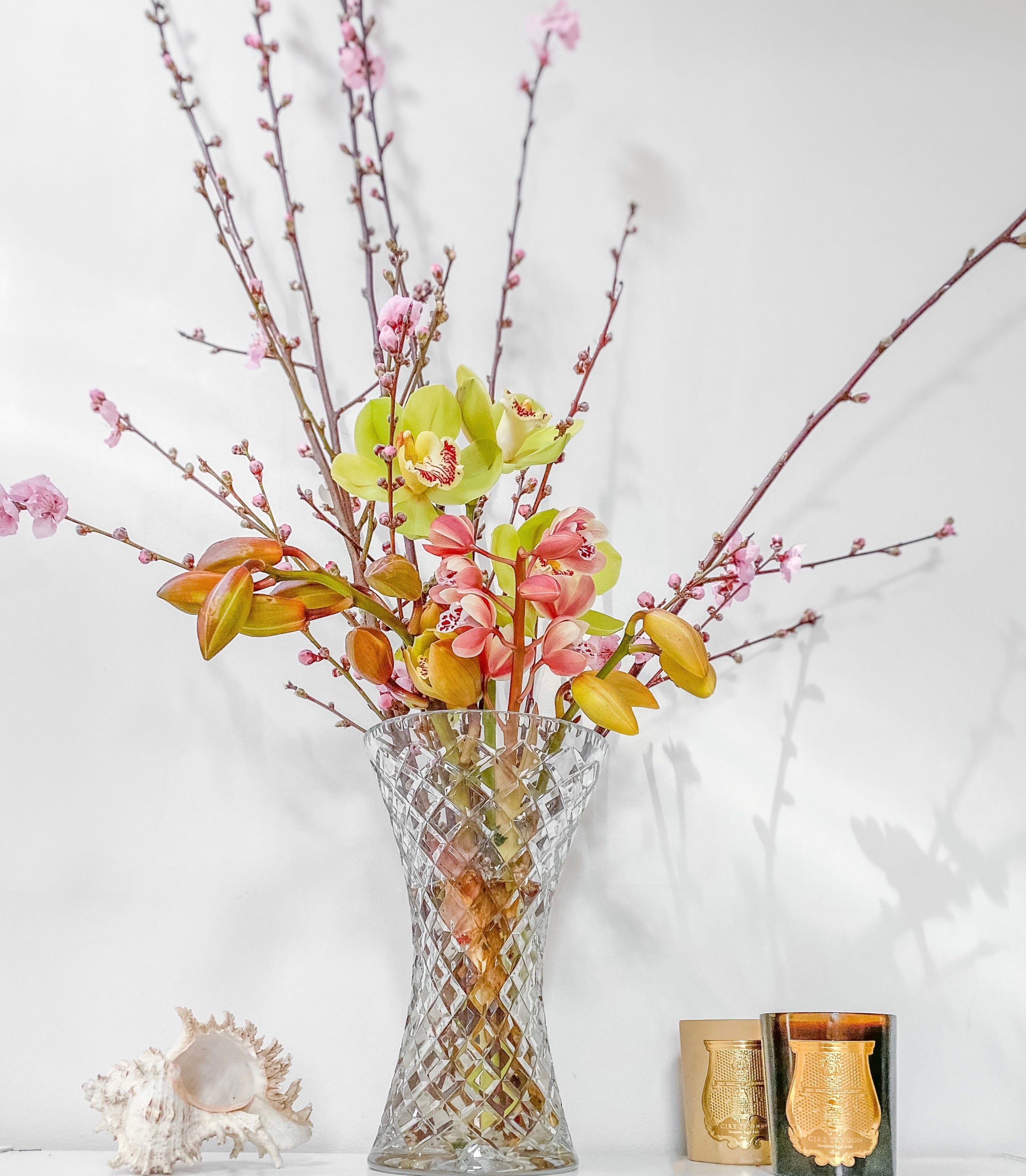 Flowers in a Glass Vase · Free Stock Photo
