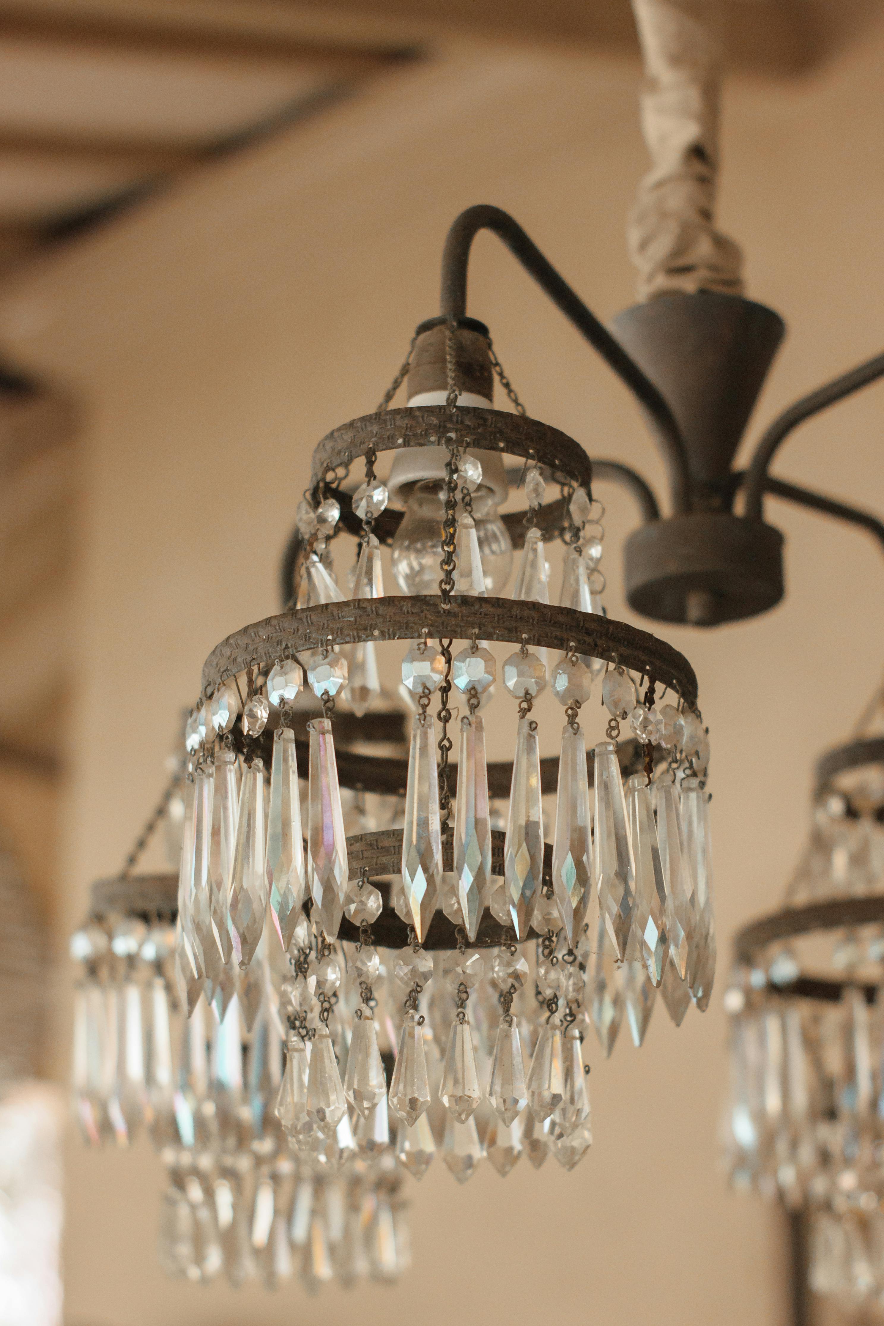 Clear Glass Stones Hanging · Free Stock Photo