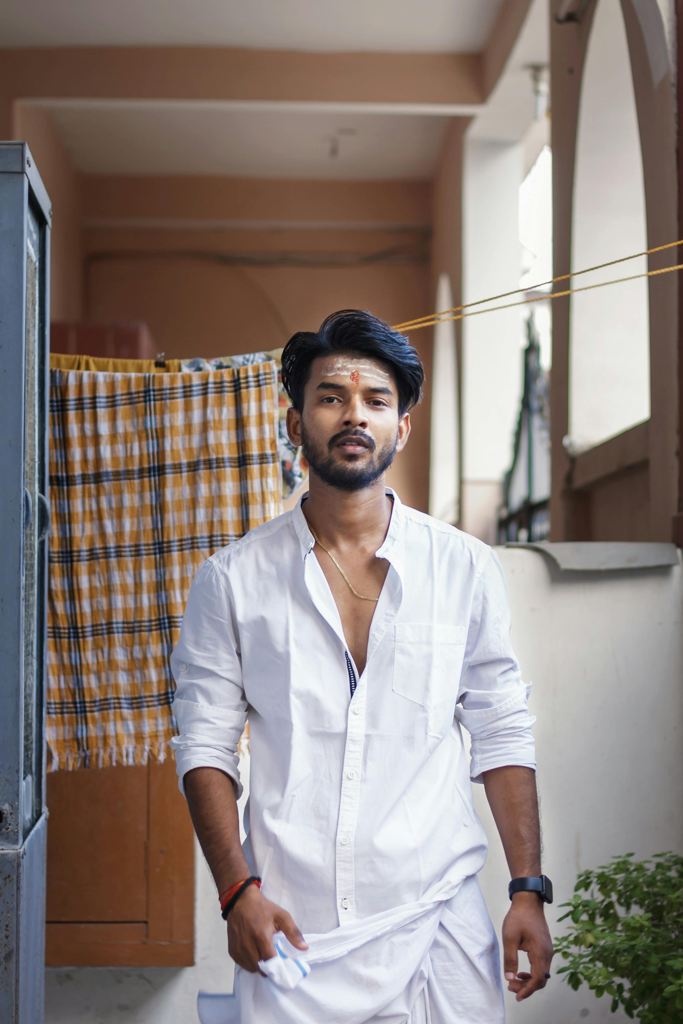 Man in Black Collared Top · Free Stock Photo