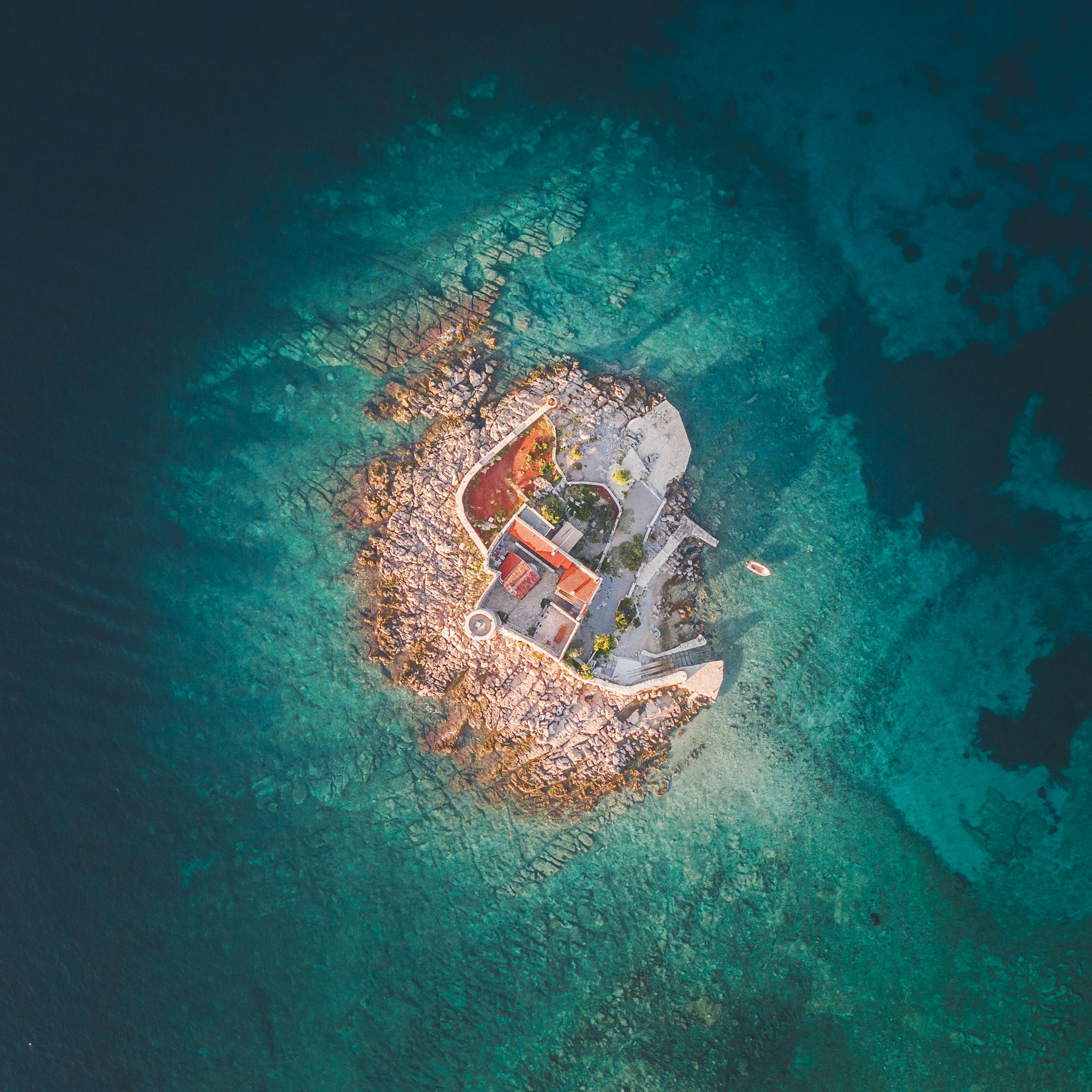 Aerial View of an Island · Free Stock Photo