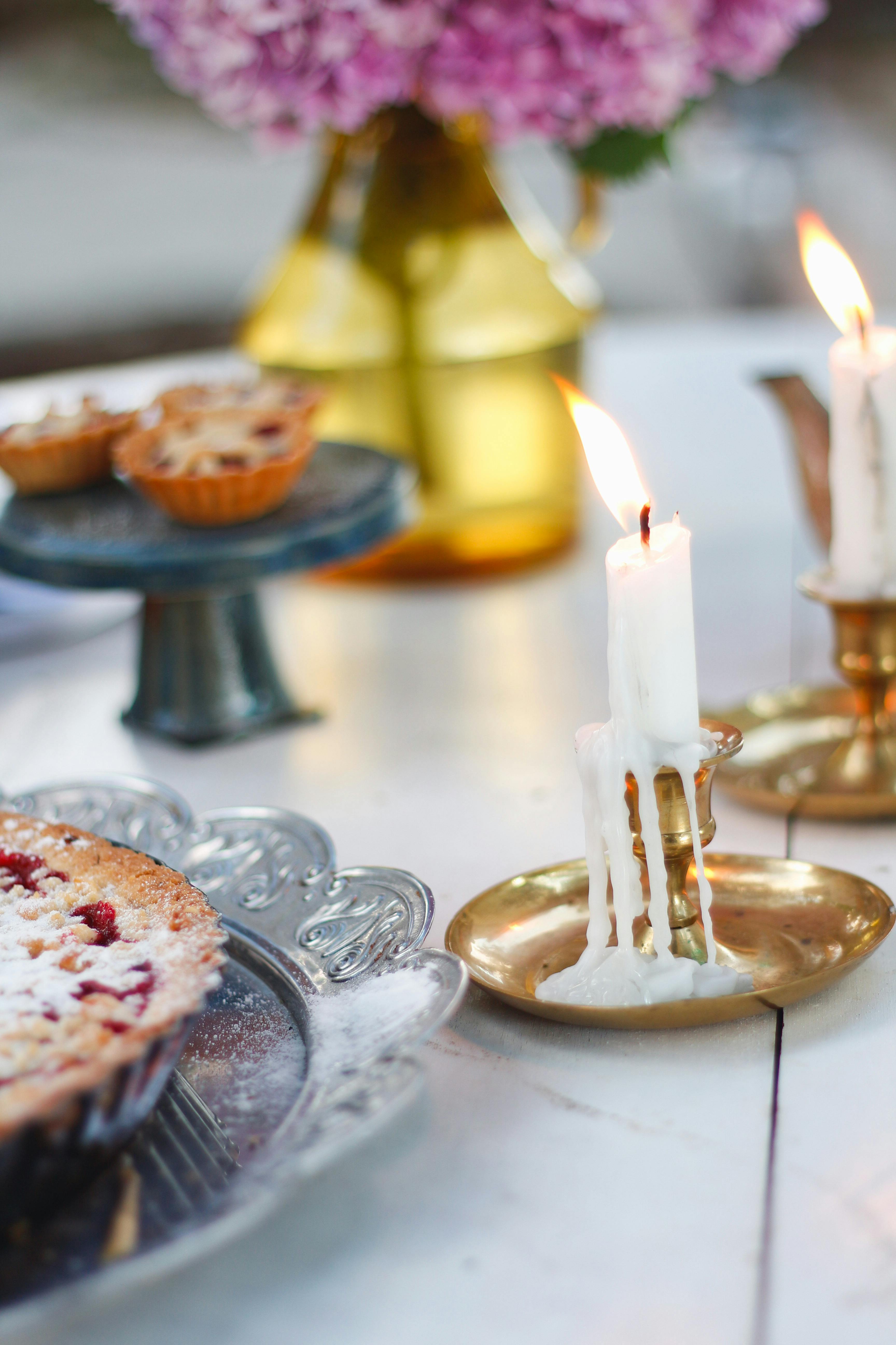 Close-Up Photo of Melted Candle · Free Stock Photo