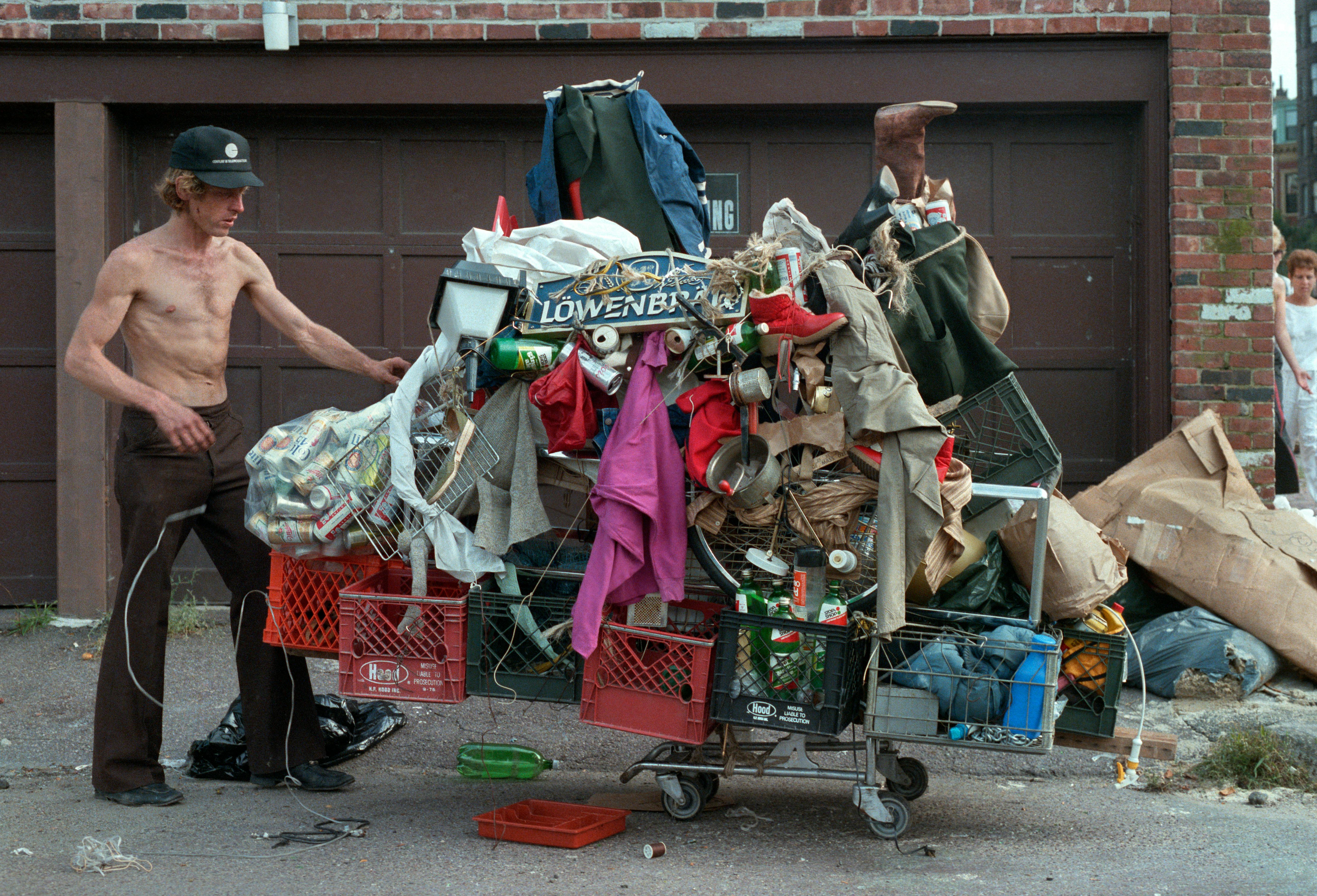 A Man Collecting Junk · Free Stock Photo
