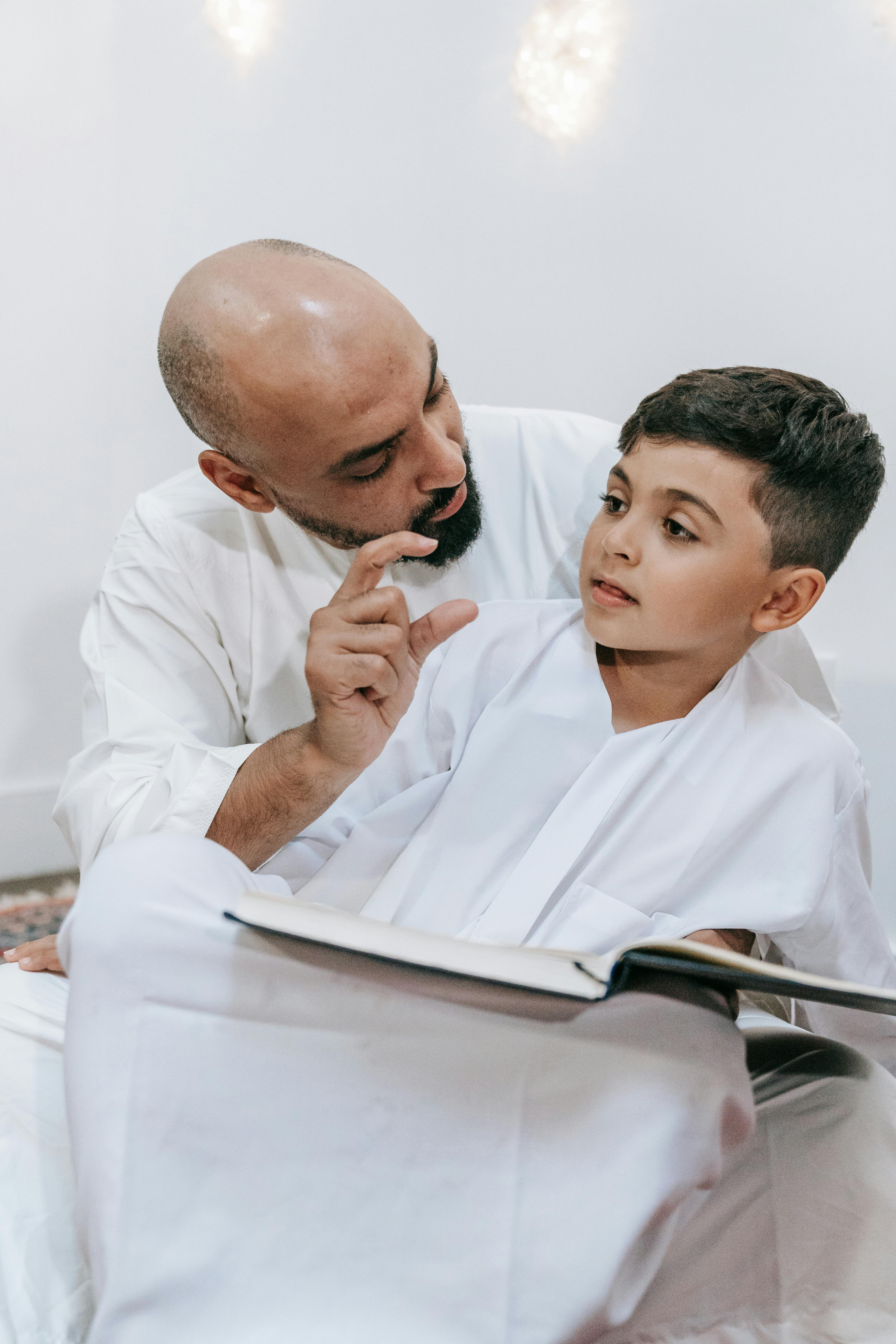 Father Talking to Son · Free Stock Photo