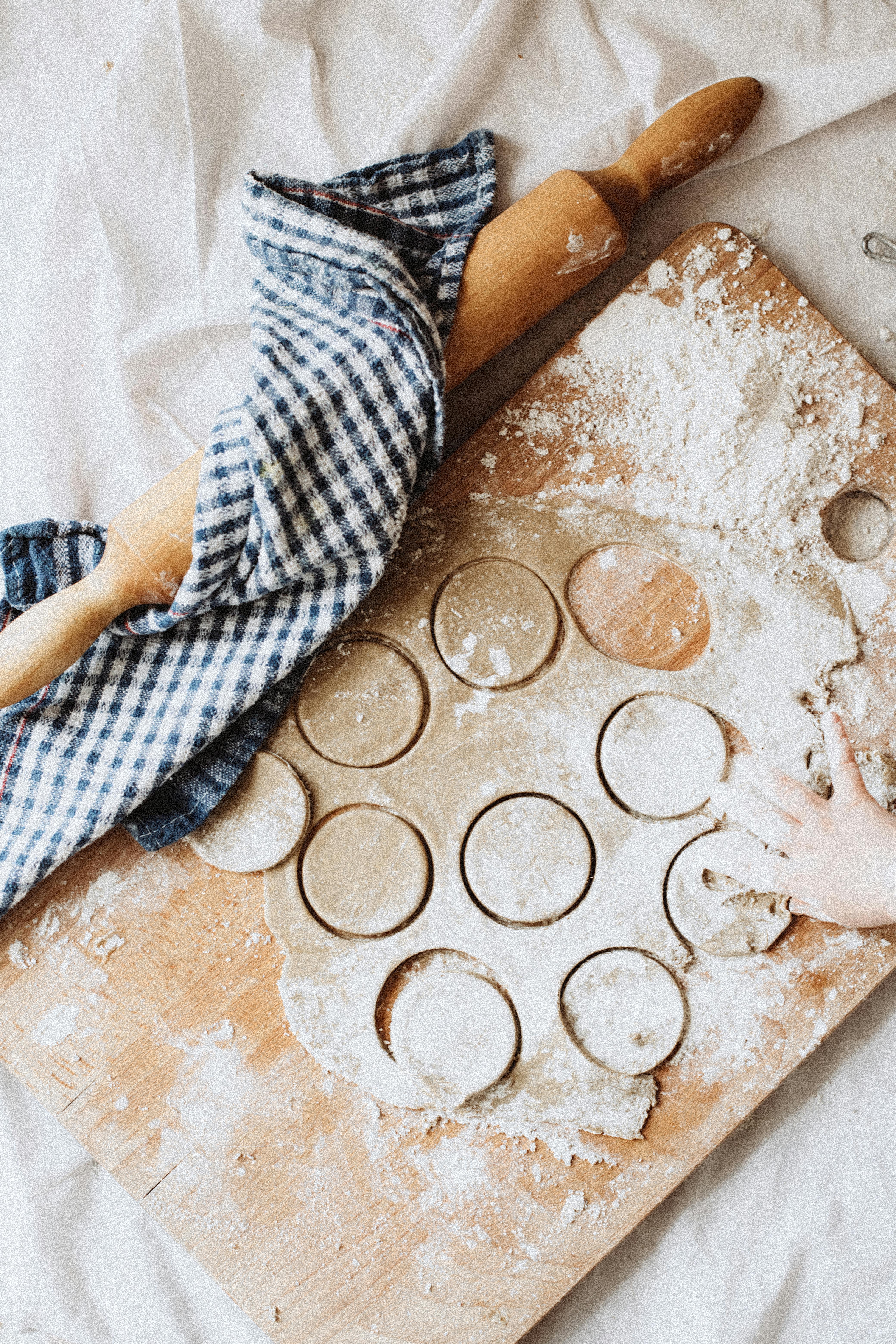 Child Making Cookies · Free Stock Photo