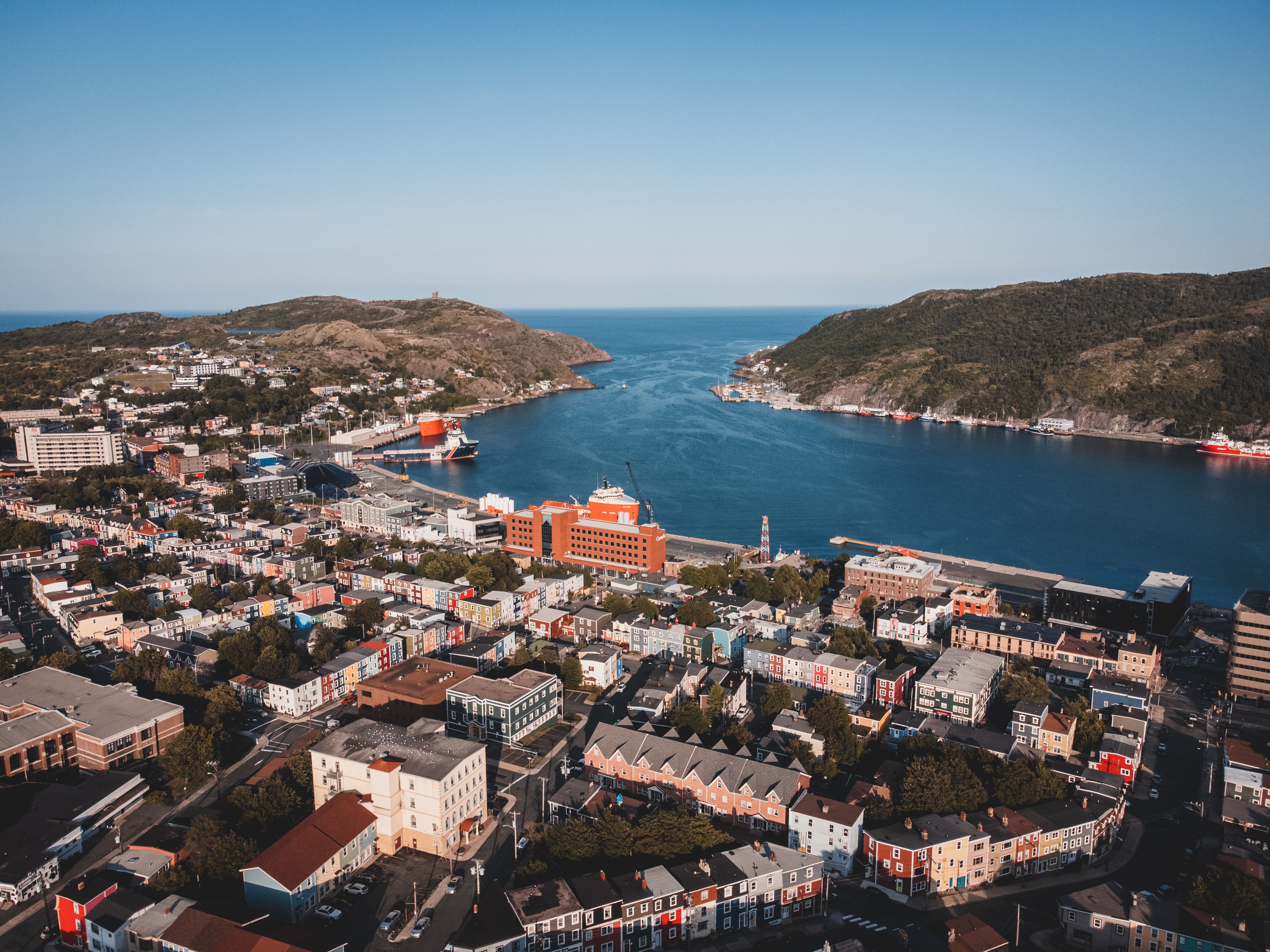 Aerial View of City Near Body of Water · Free Stock Photo