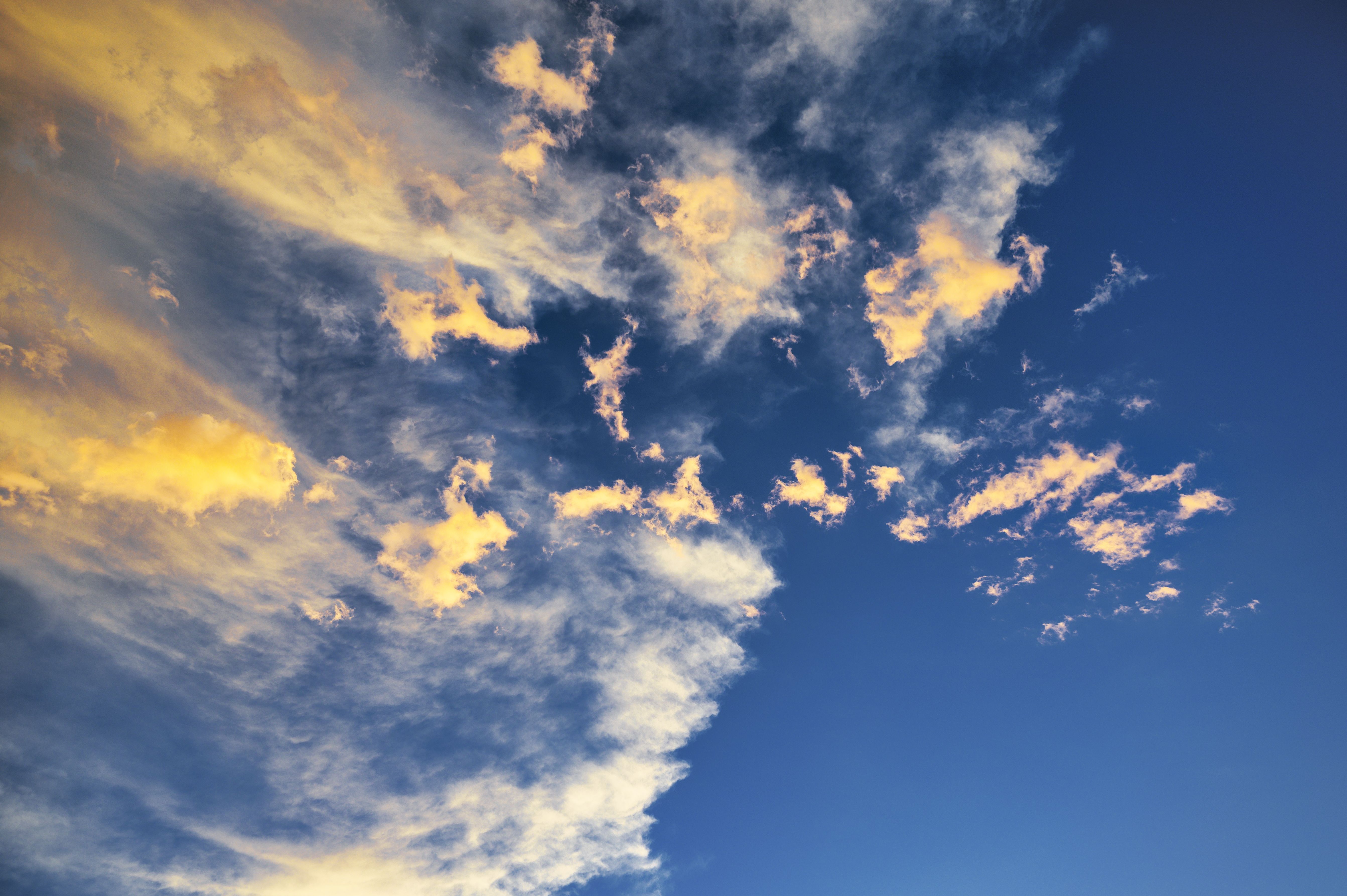 Symmetrical Photography of Clouds Covered Blue Sky · Free Stock Photo