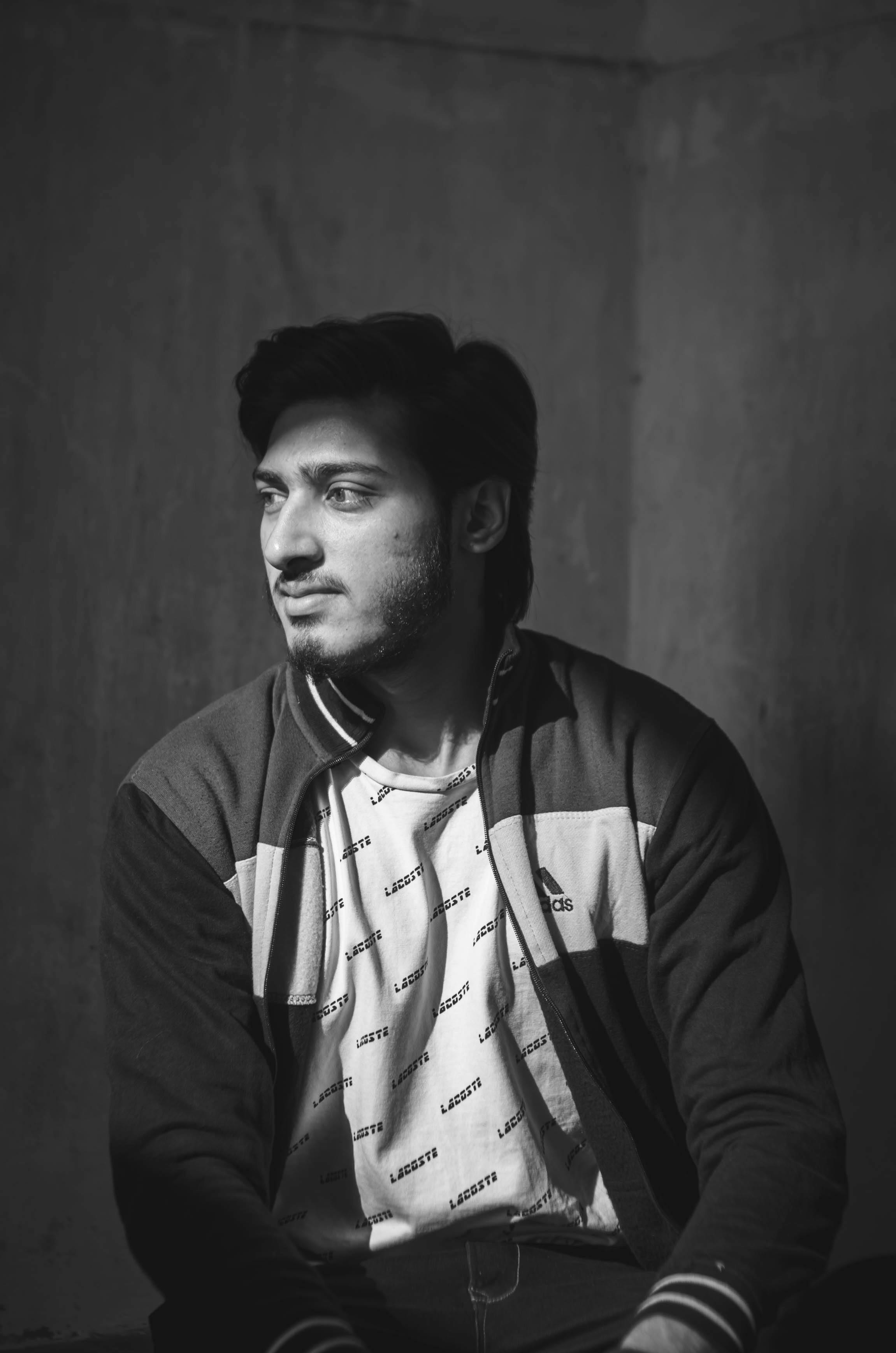 Grayscale Photo of a Man Preaching · Free Stock Photo