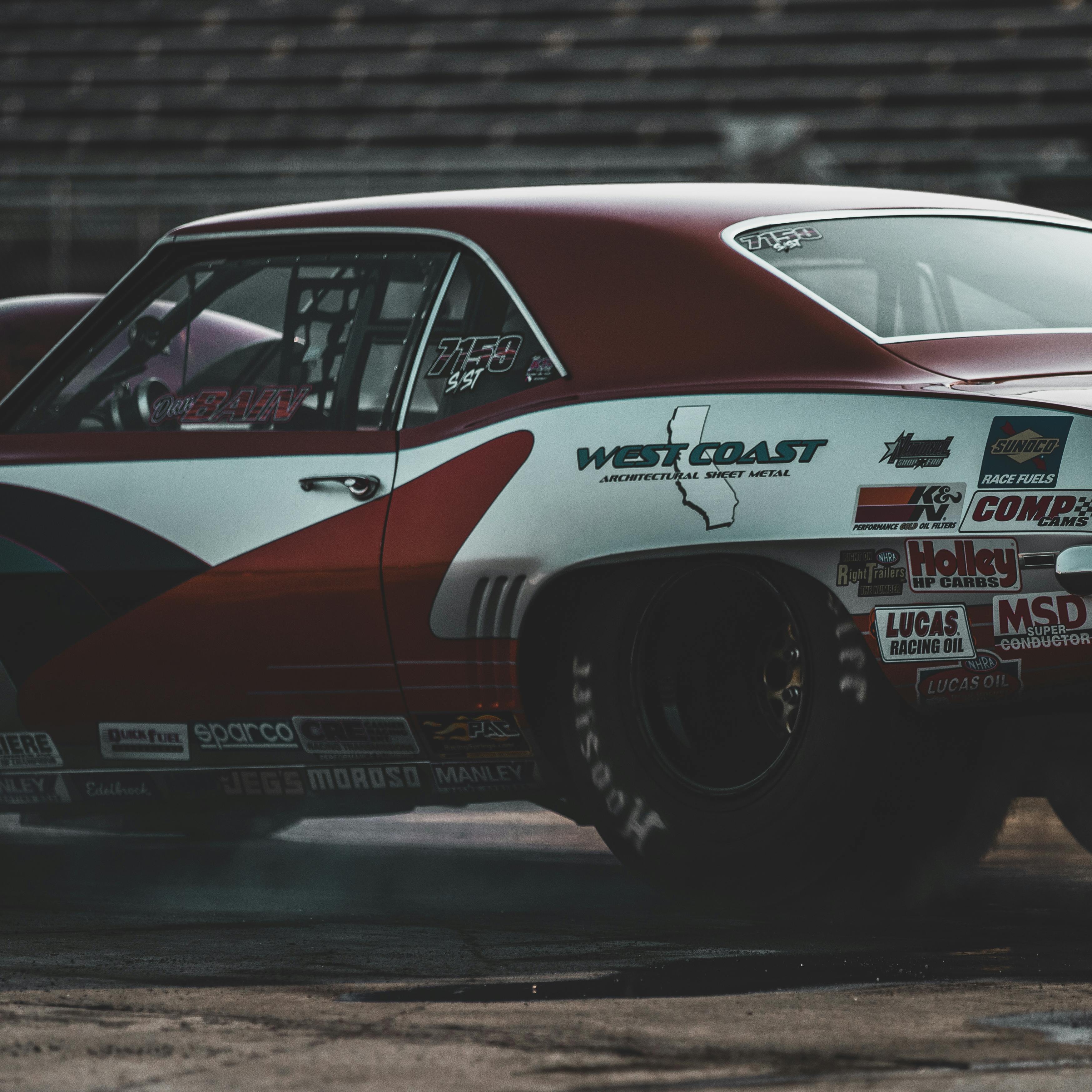 Stickers on Sports Car · Free Stock Photo