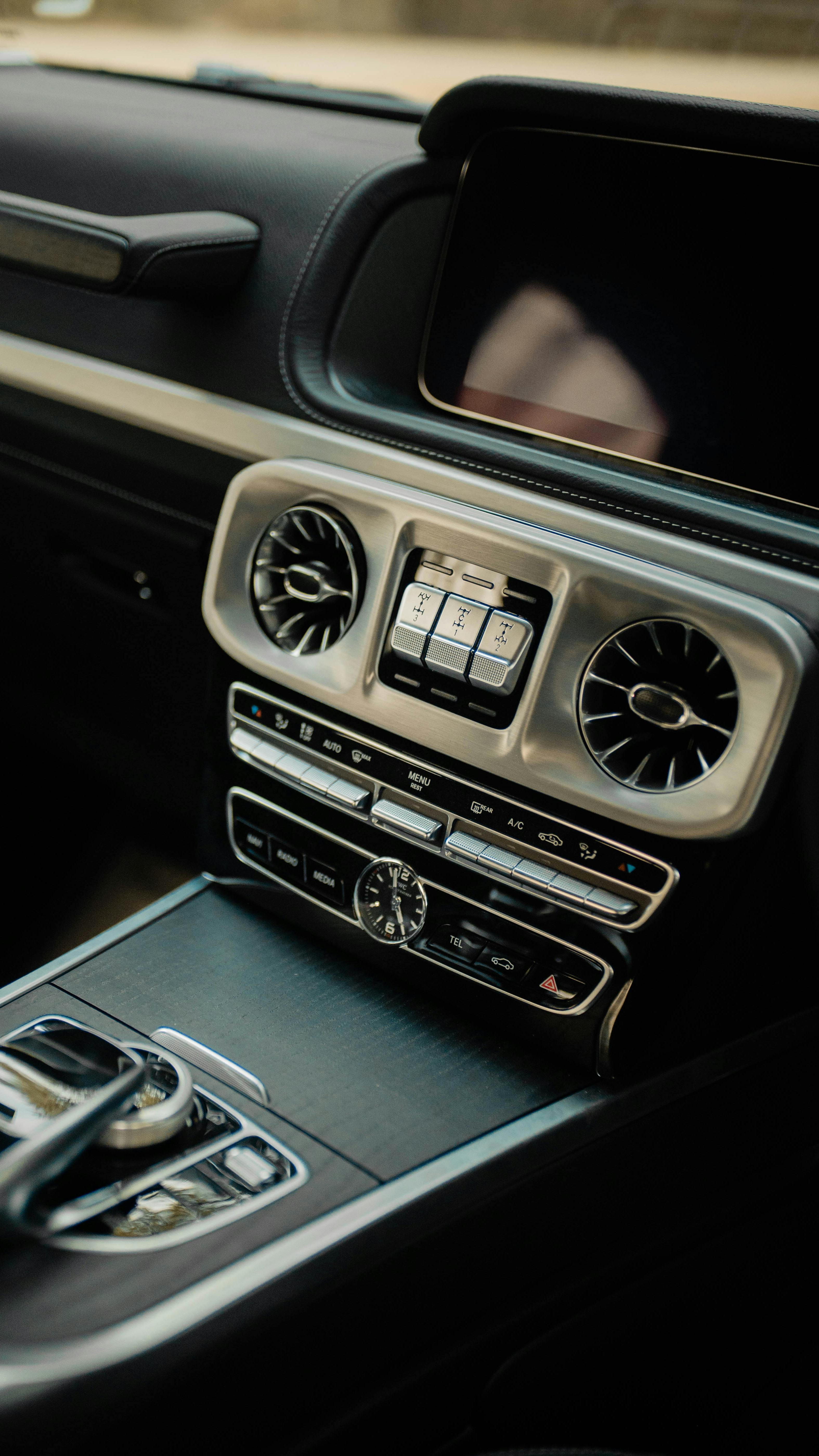 Black Mercedes Benz Car Interior · Free Stock Photo