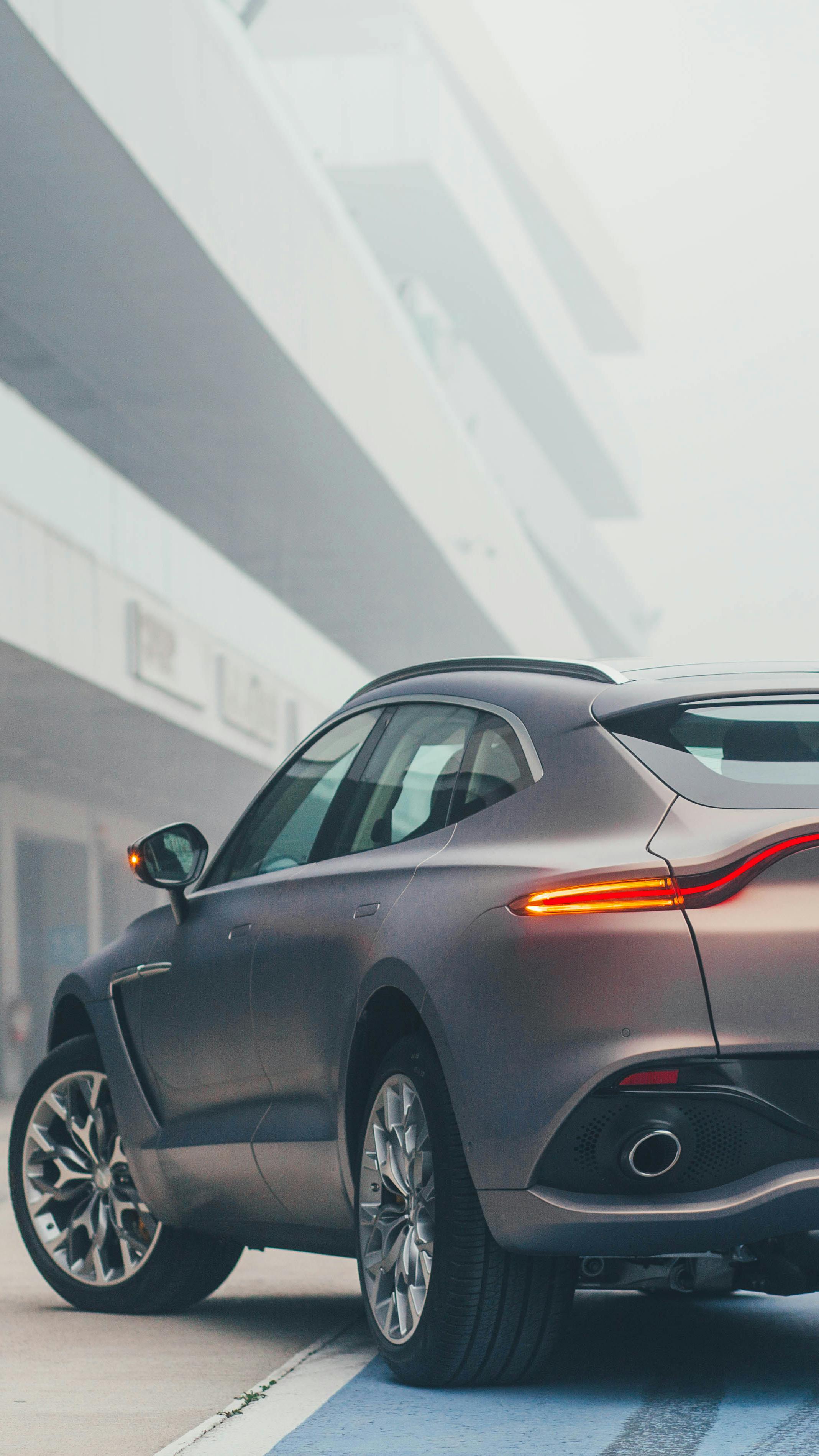 A Silver Sedan Car Parked on the Road · Free Stock Photo