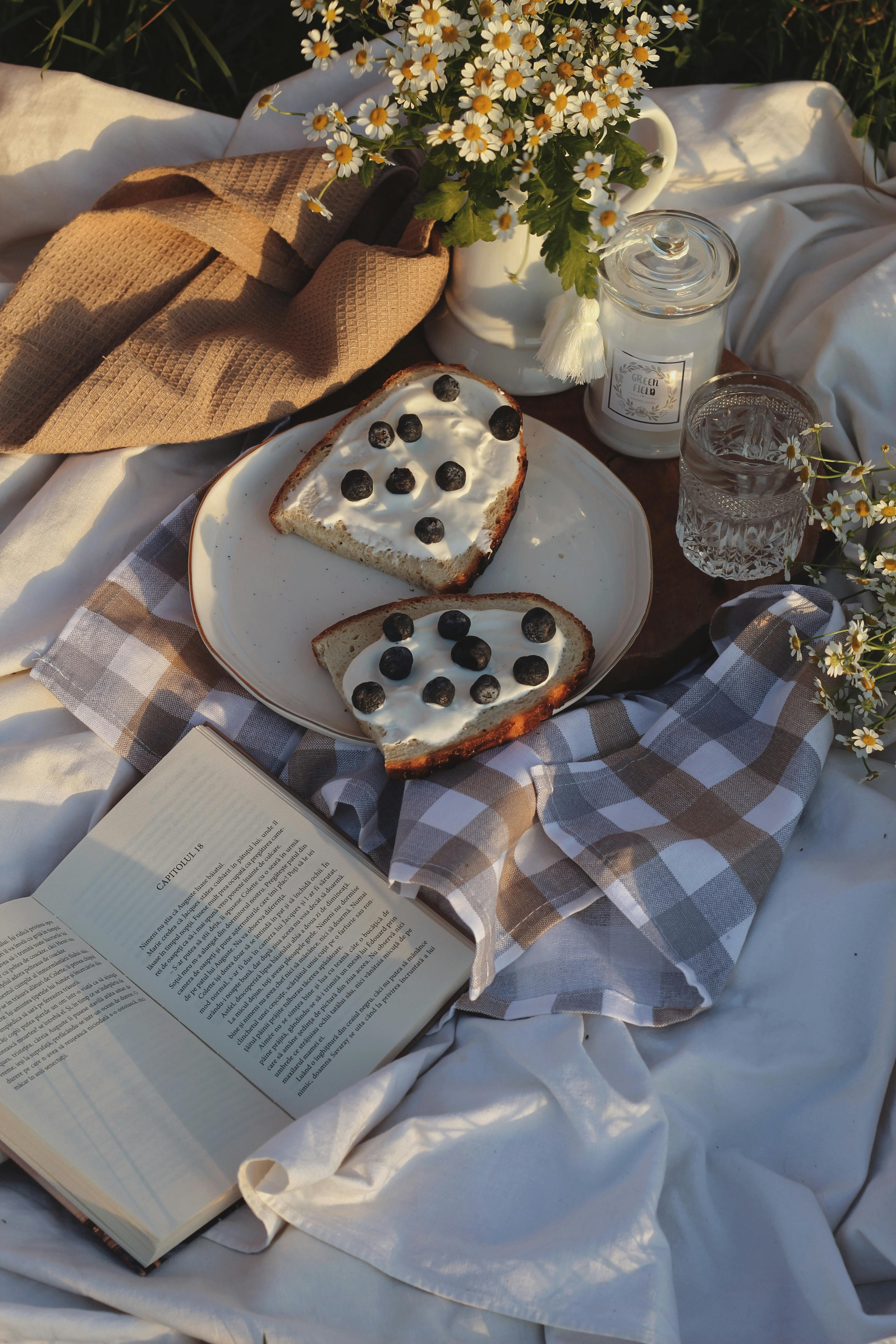 Bread with Frosting Illustrating the Starry Night and Sunflowers ...