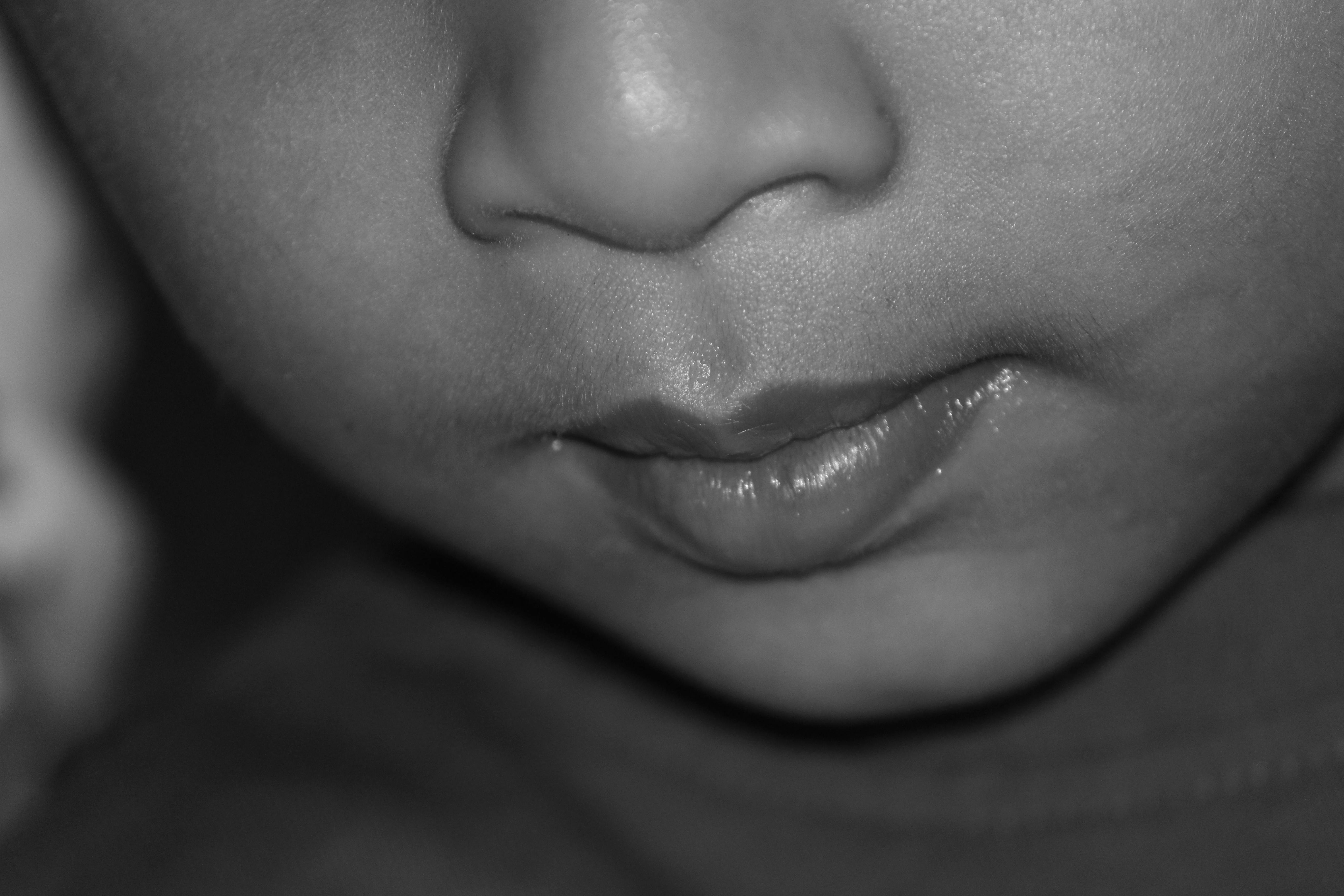 Free stock photo of kids, lips