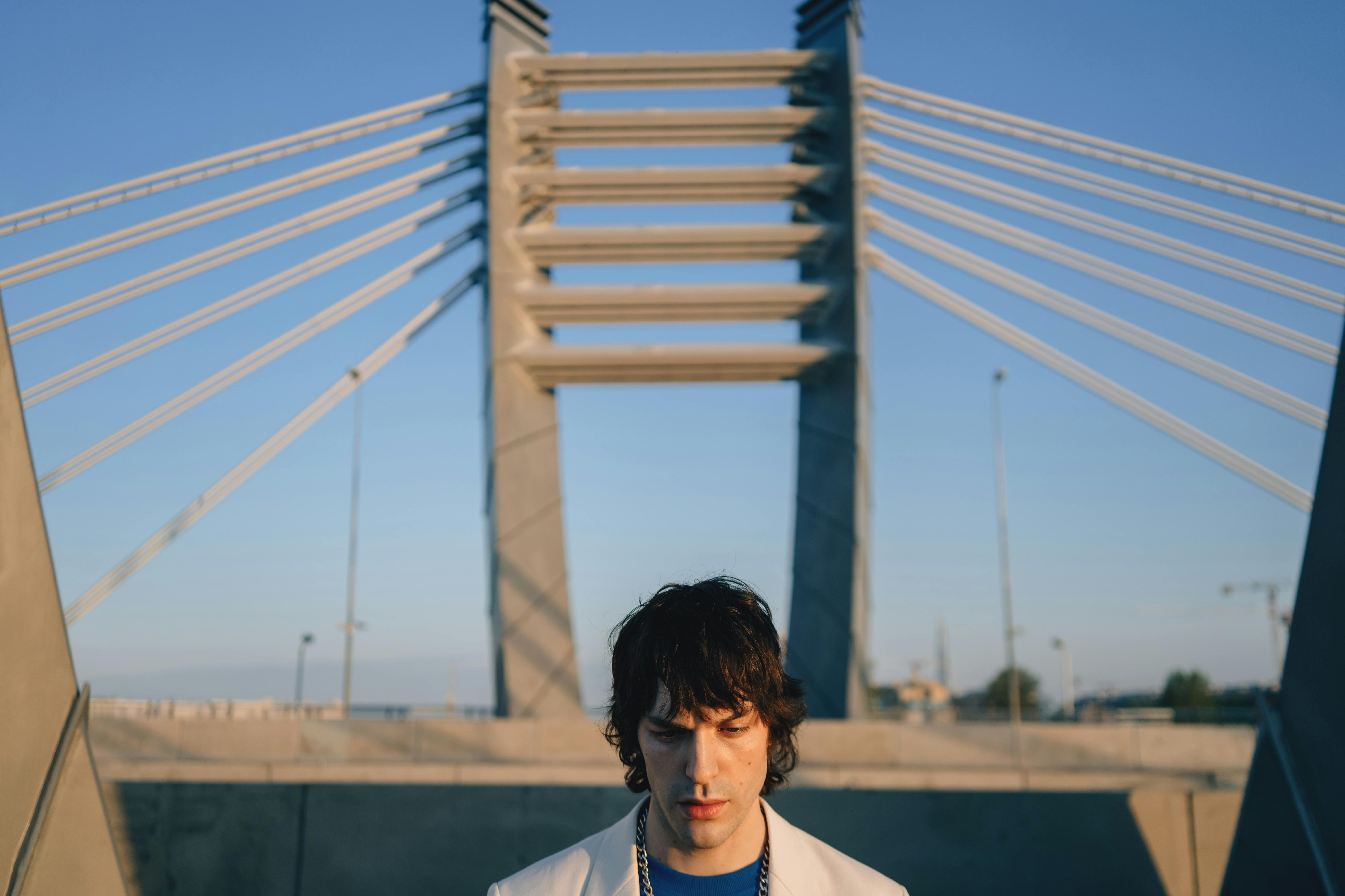 Handsome Man Looking Down · Free Stock Photo