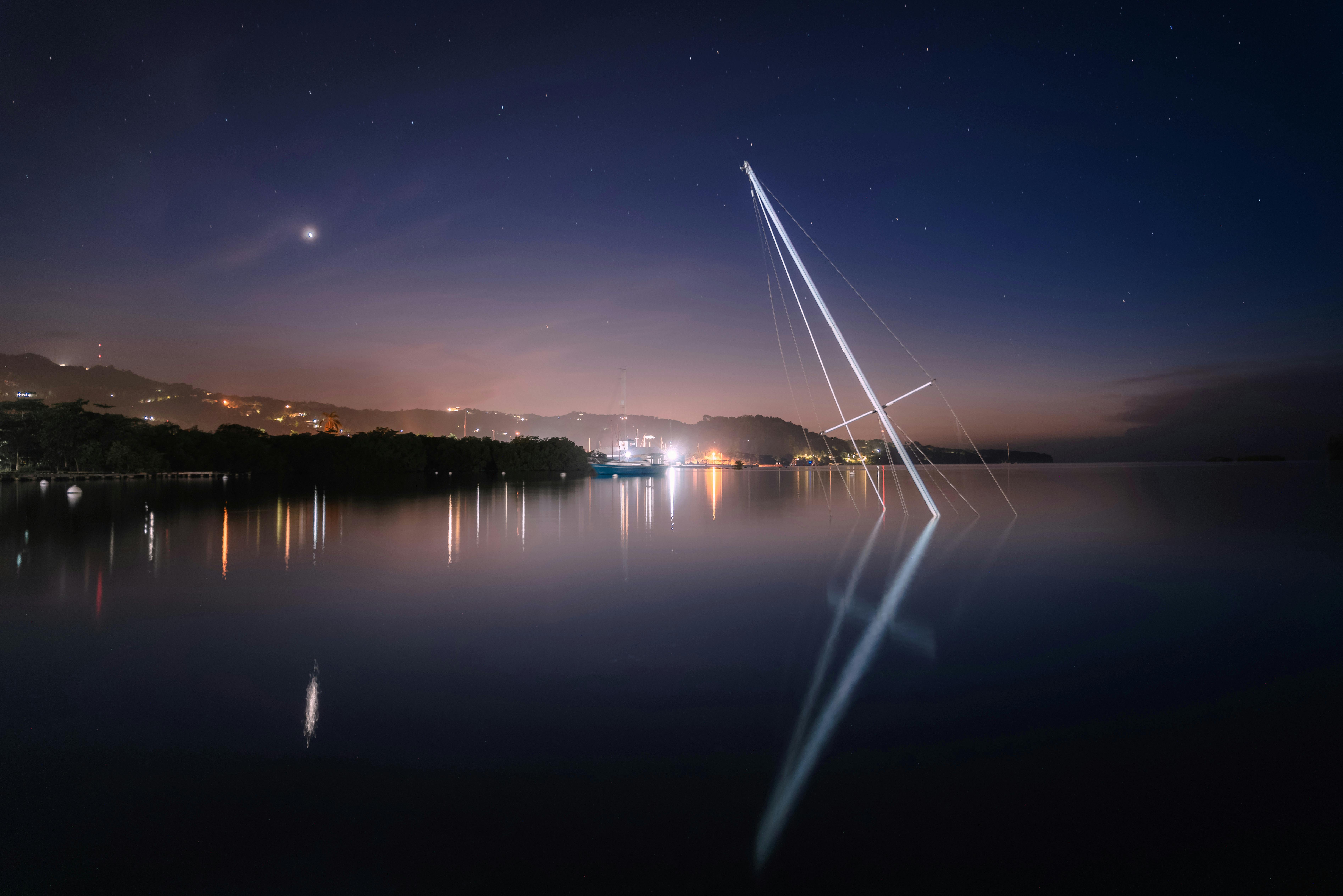 Aerial View of City at Night · Free Stock Photo