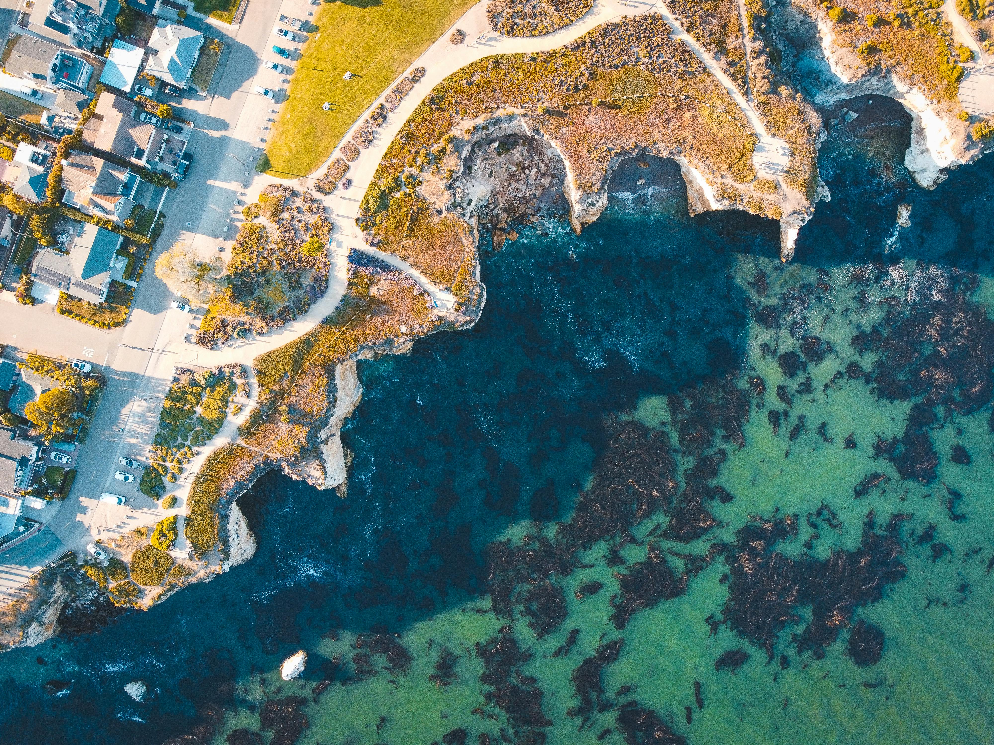 Aerial View of Coastline · Free Stock Photo