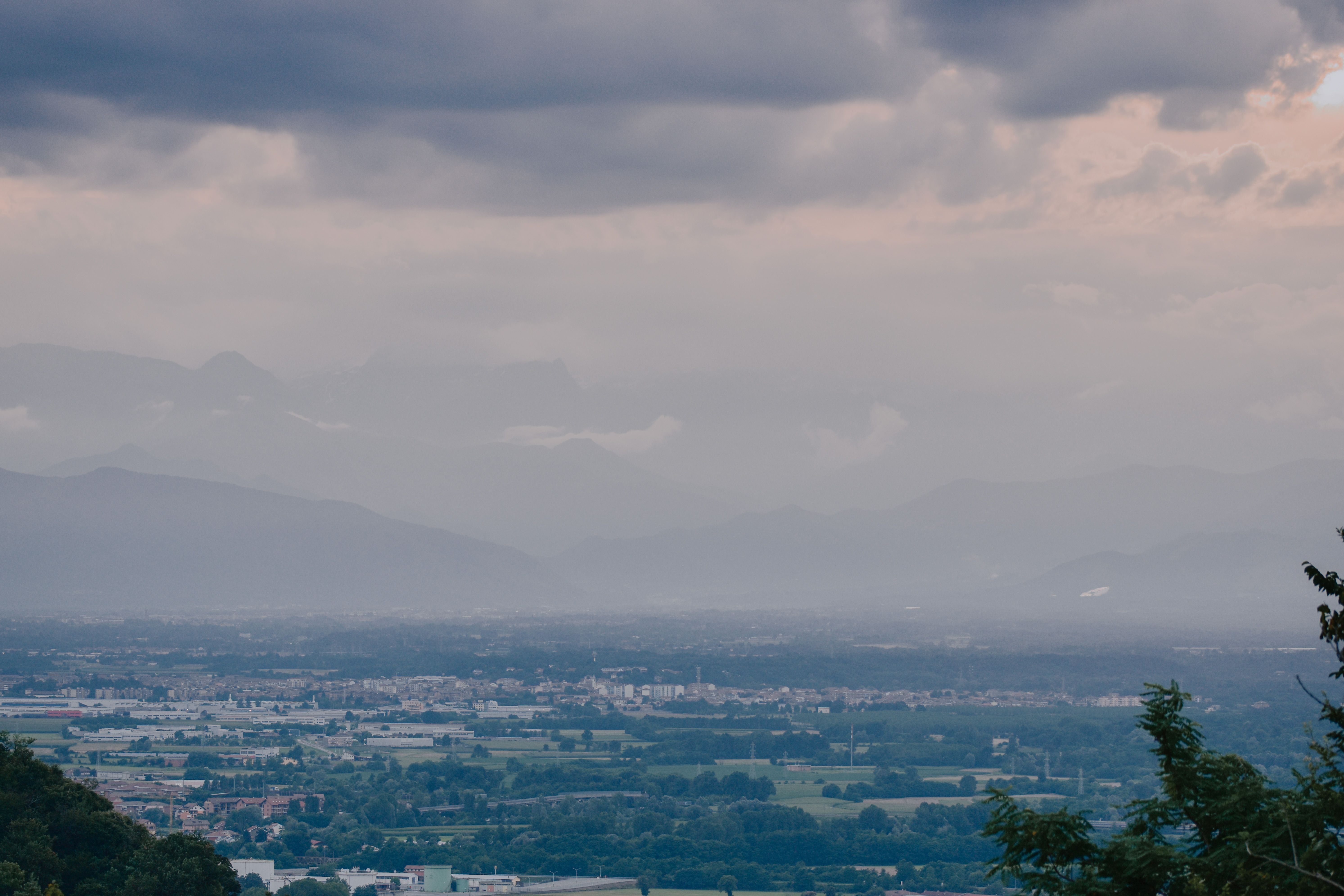 View of a Town in a Valley · Free Stock Photo