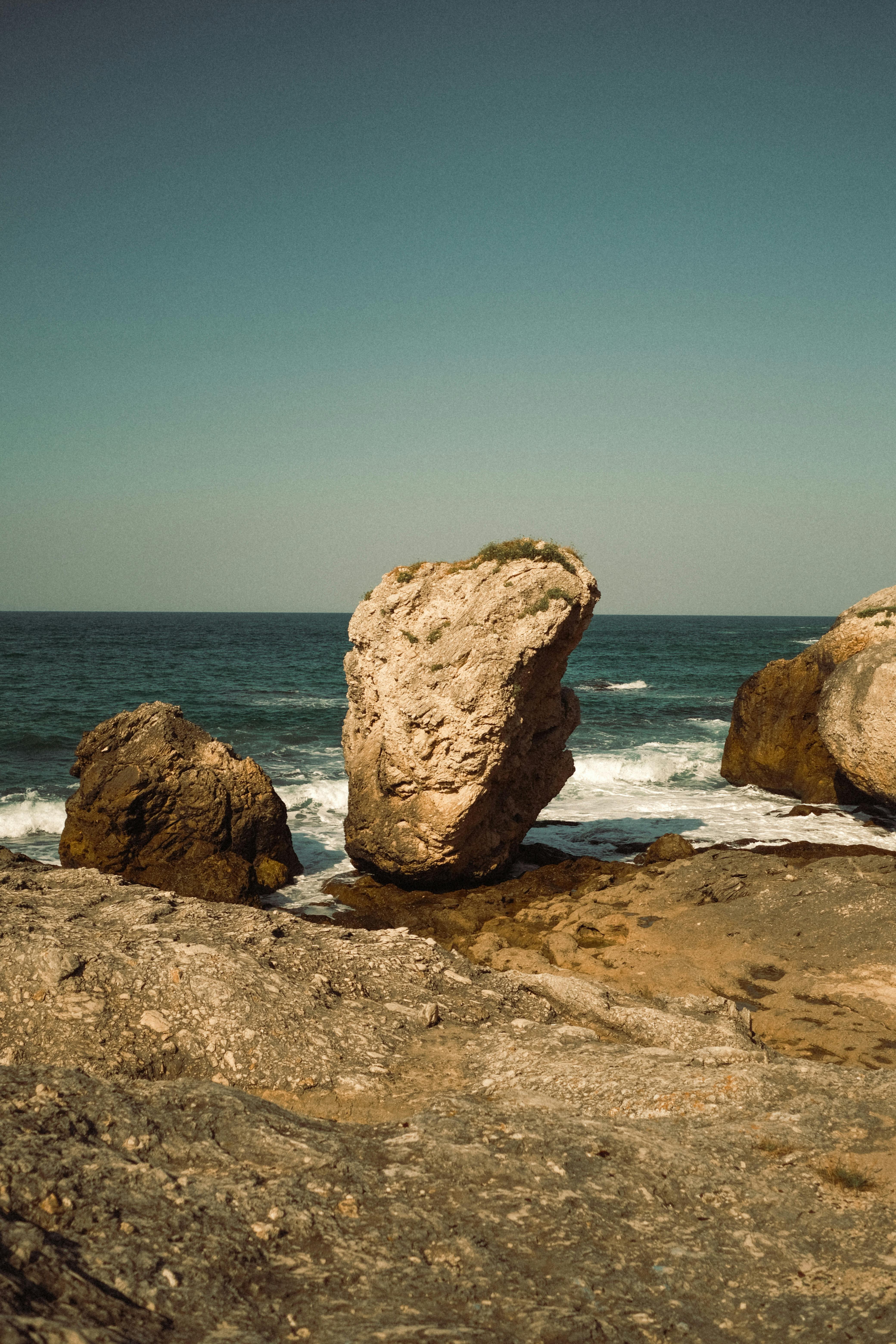 Ocean With Rock Formation · Free Stock Photo