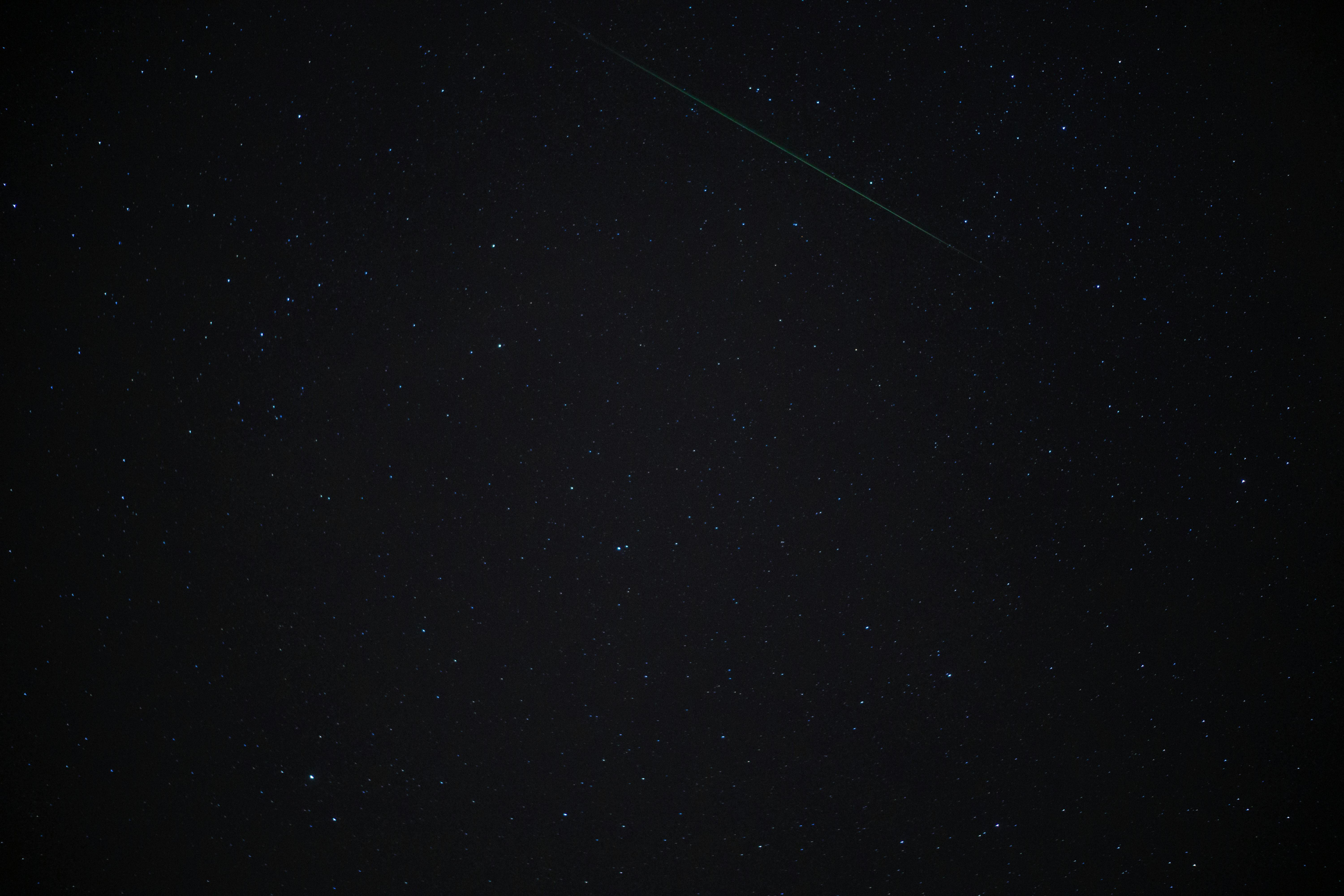 A Starry Dark Sky at Night Time · Free Stock Photo