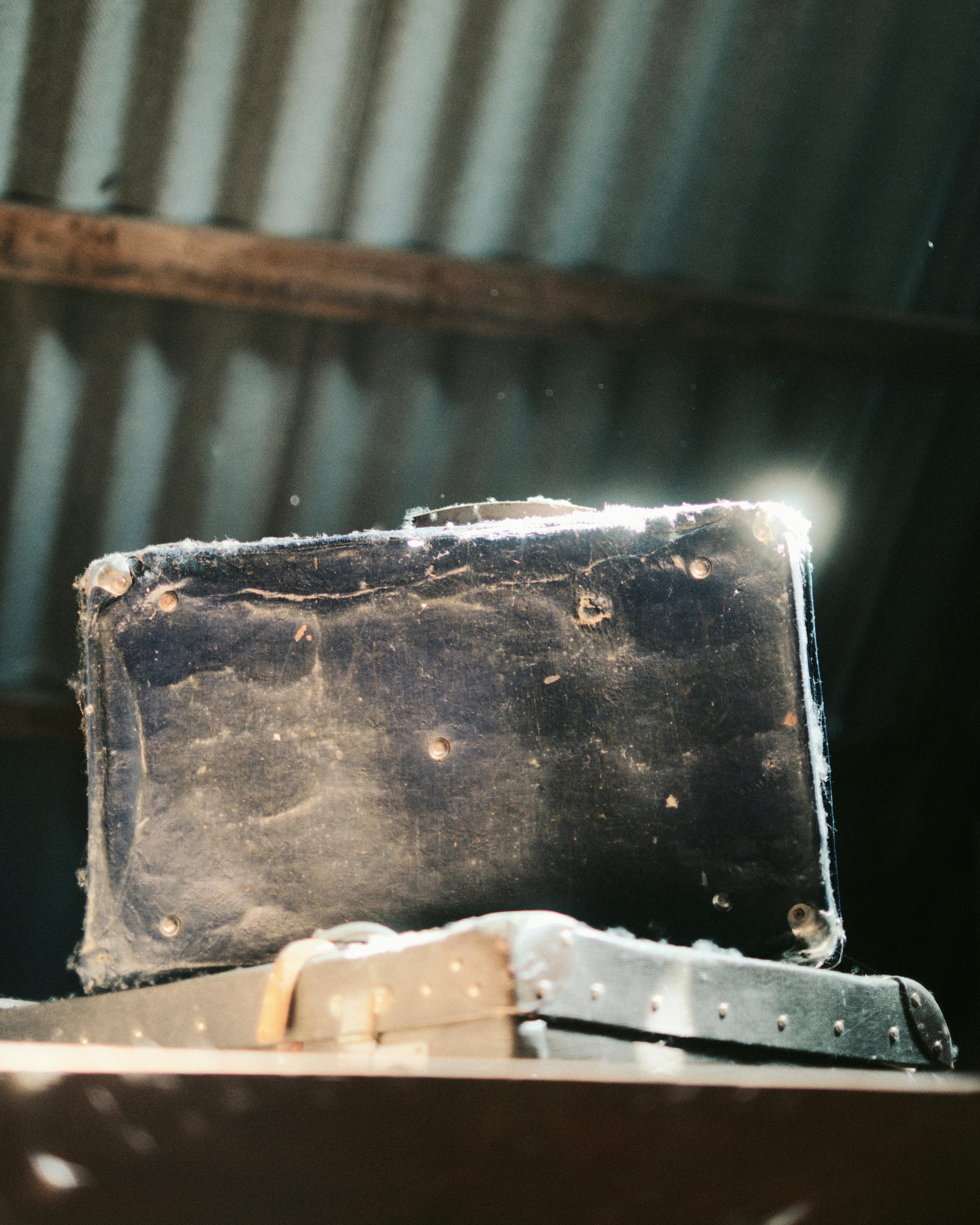 Dusty Leather Briefcase · Free Stock Photo
