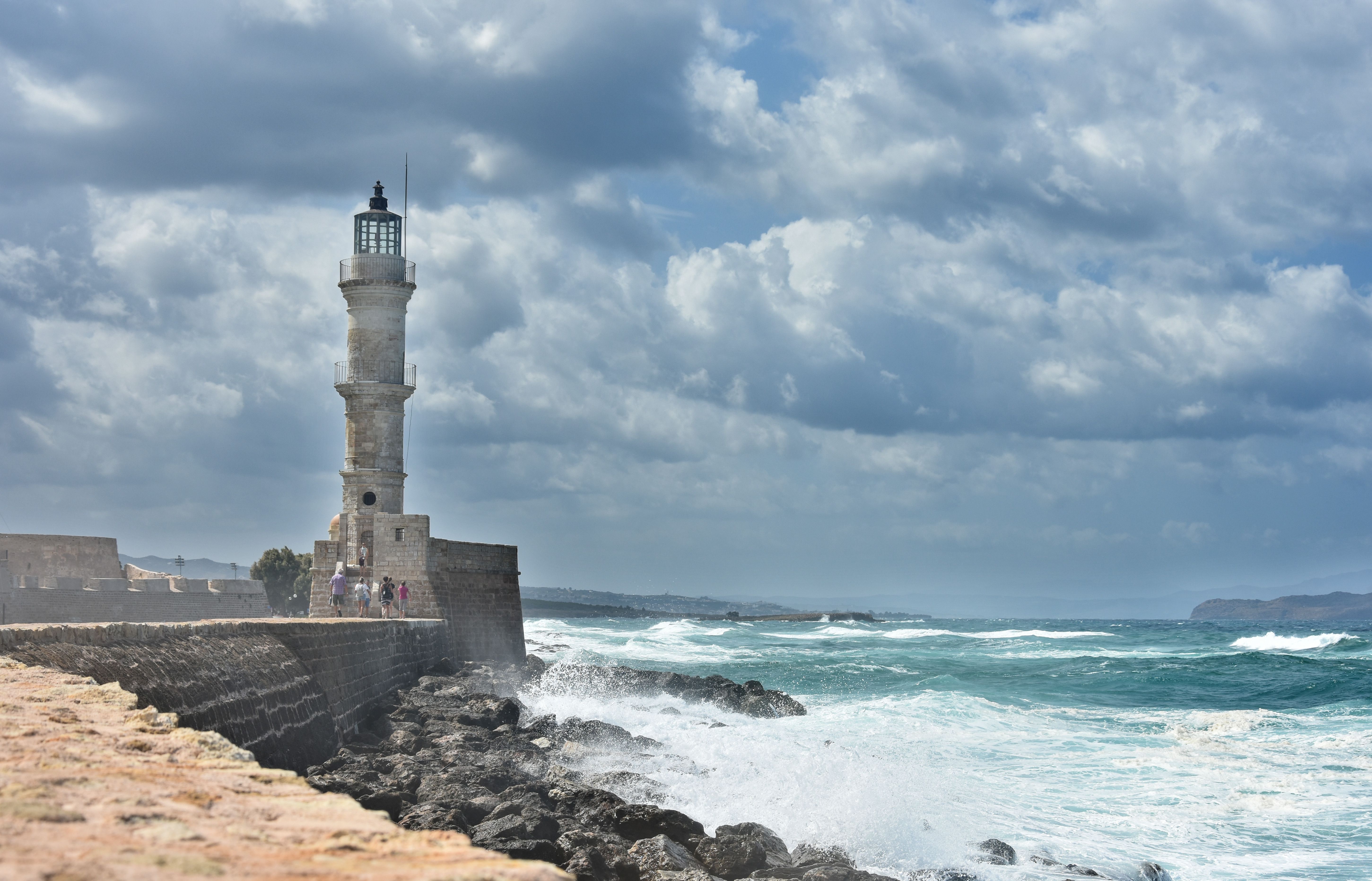 Chania Lighthouse Photos, Download The BEST Free Chania Lighthouse ...
