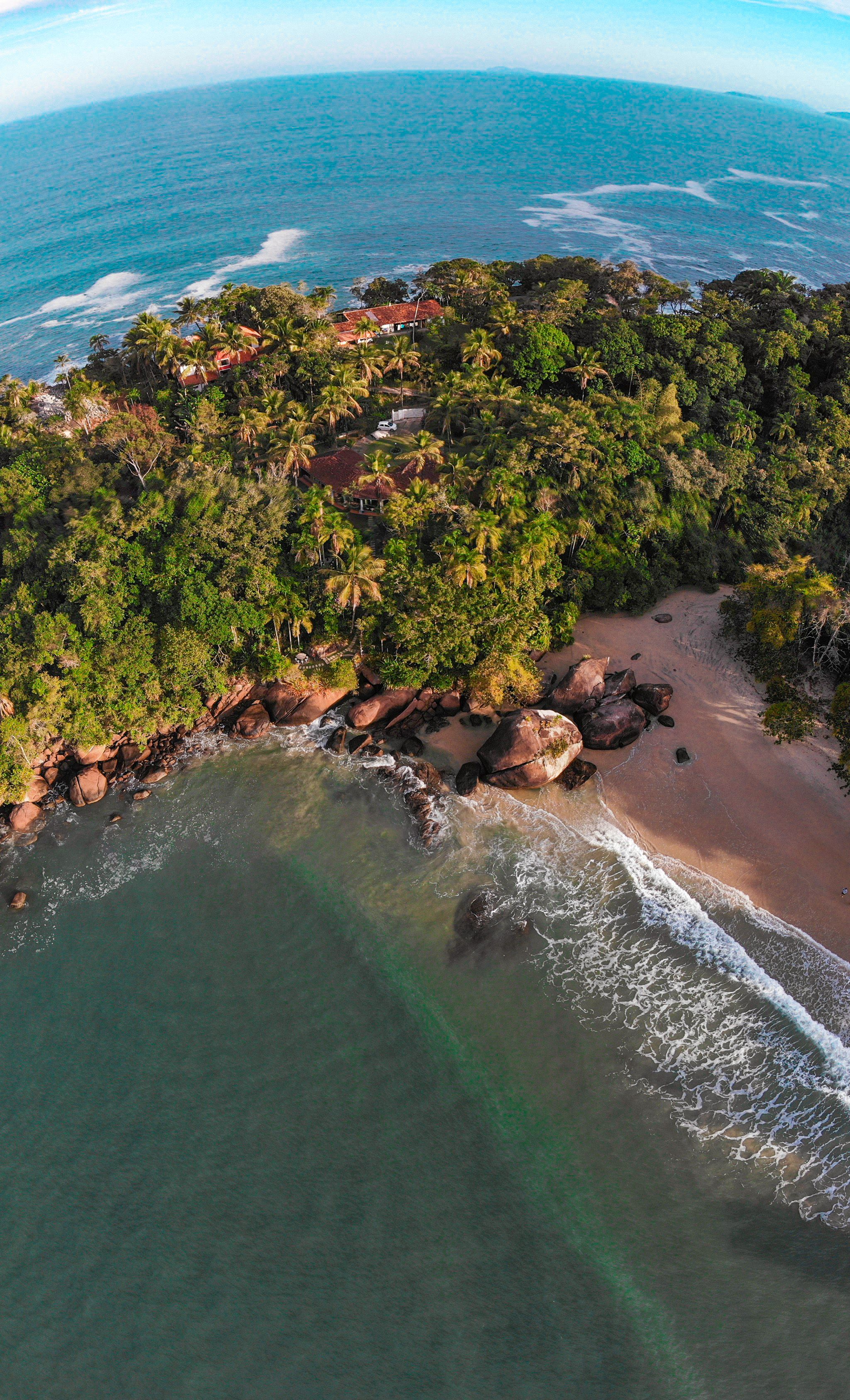 Birds Eye View of an Island in Vanuatu · Free Stock Photo