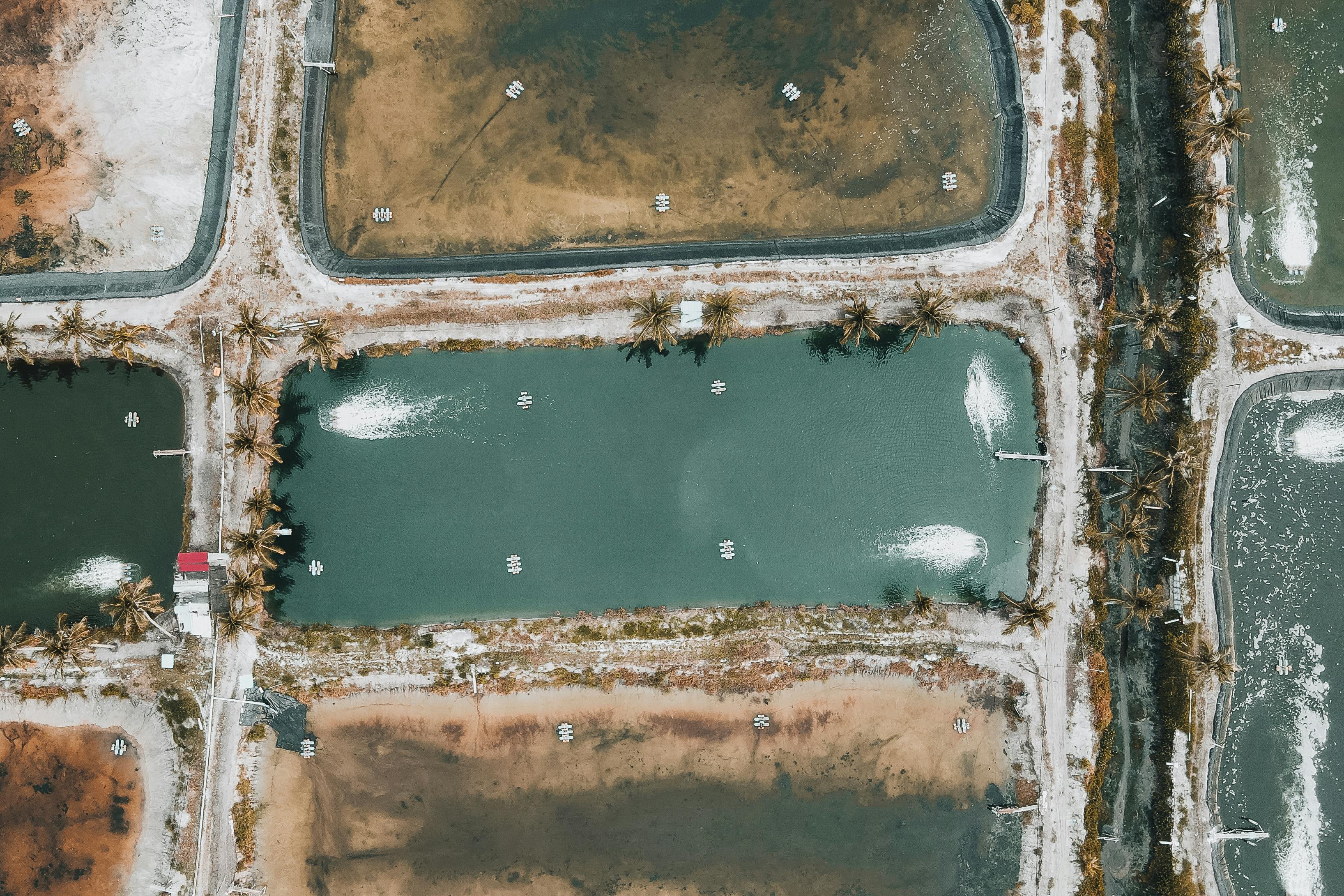 Aerial Footage of Water Canal · Free Stock Photo