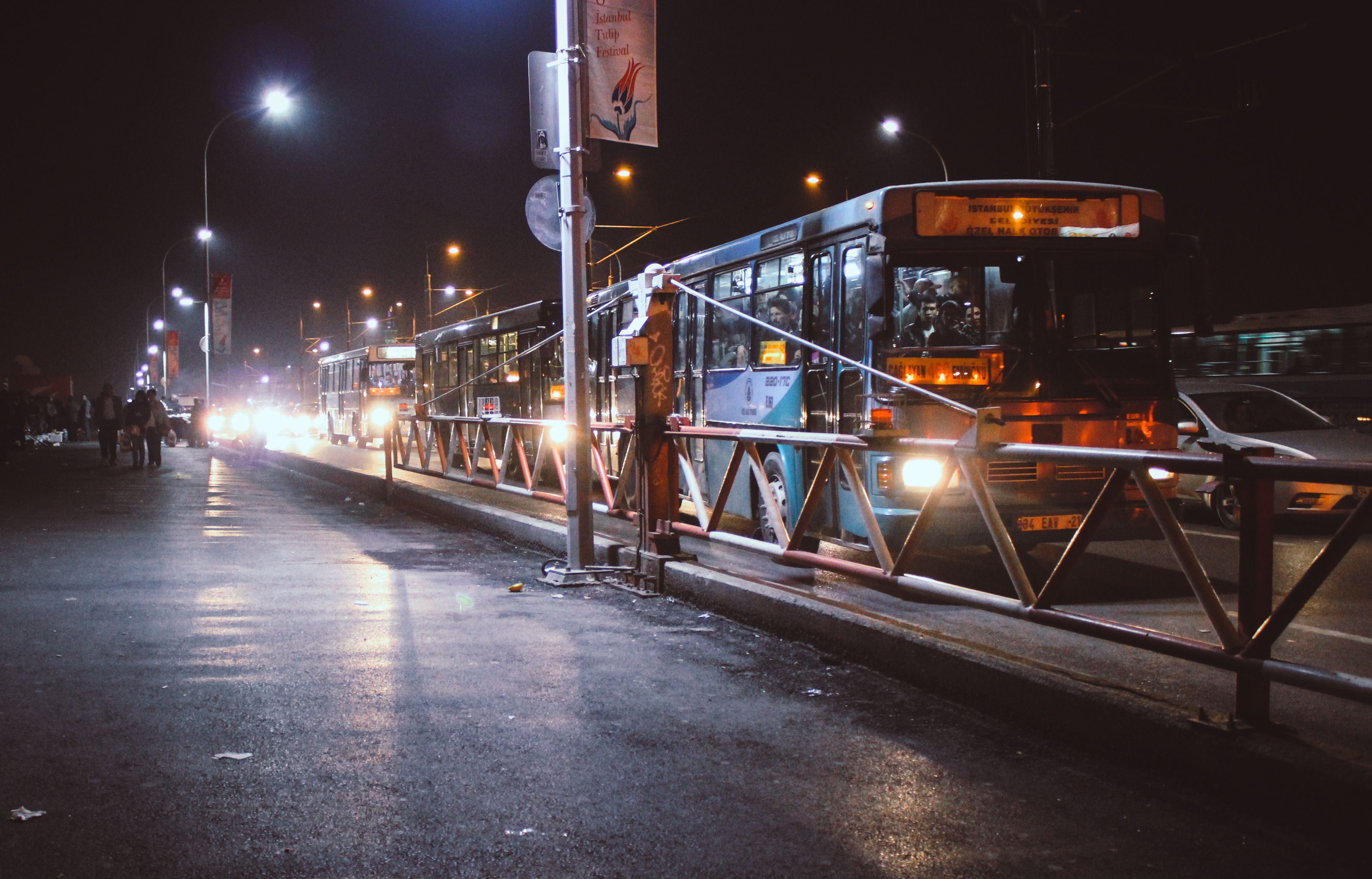 Two Buses On The Road · Free Stock Photo