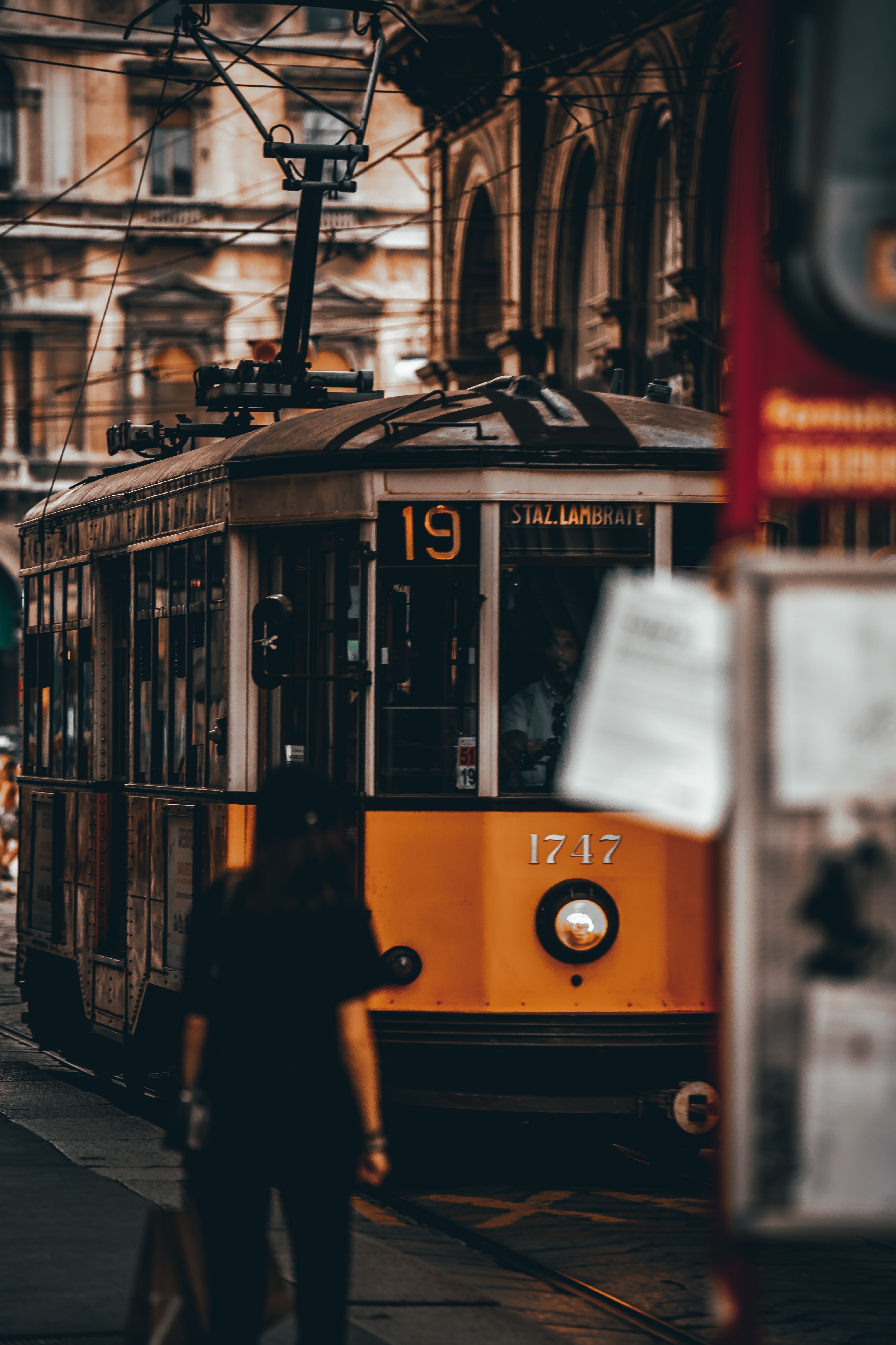Close Up Photo of a Tram · Free Stock Photo