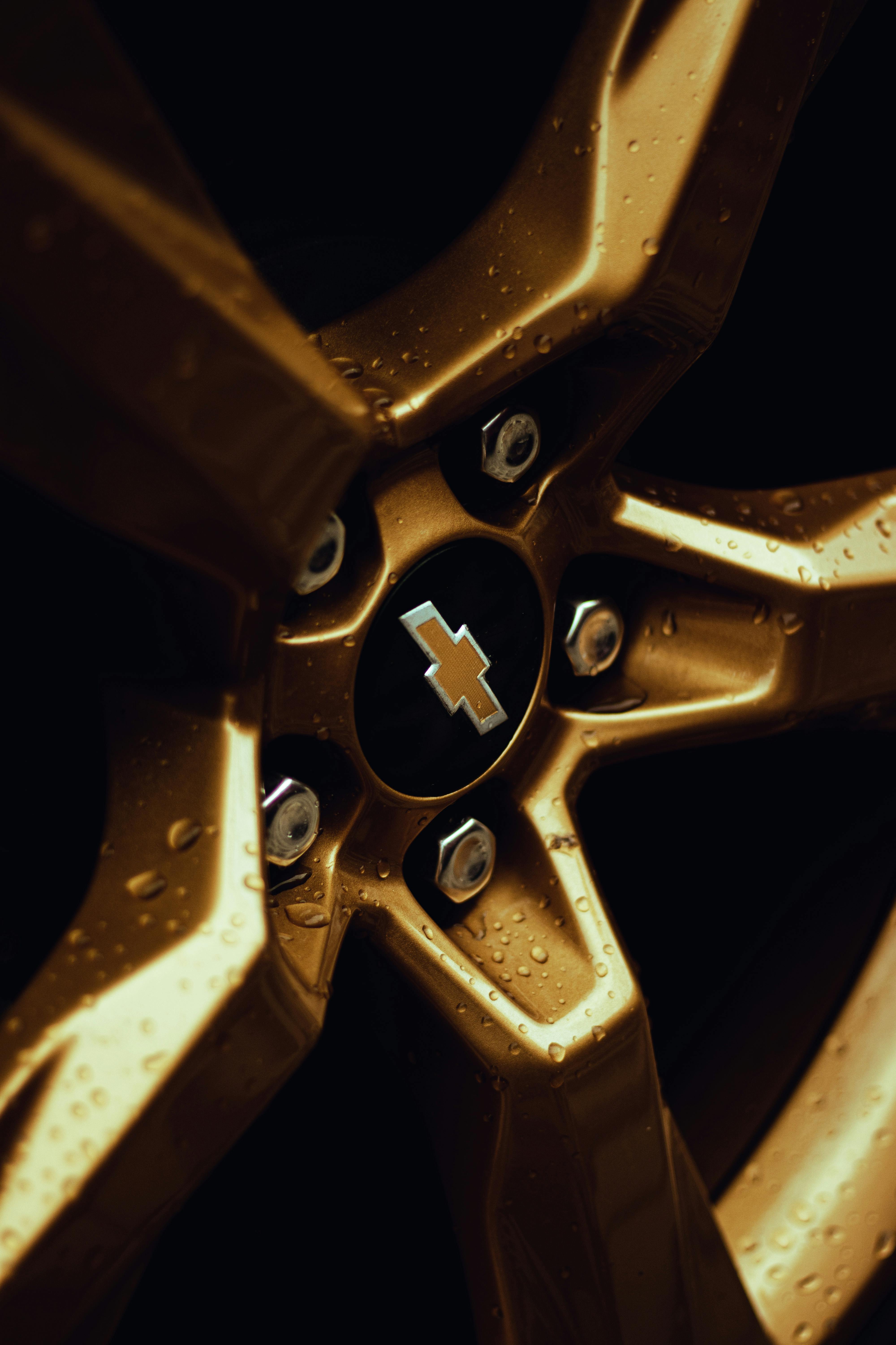 Black Alloy Rims with Ferrari Logo · Free Stock Photo