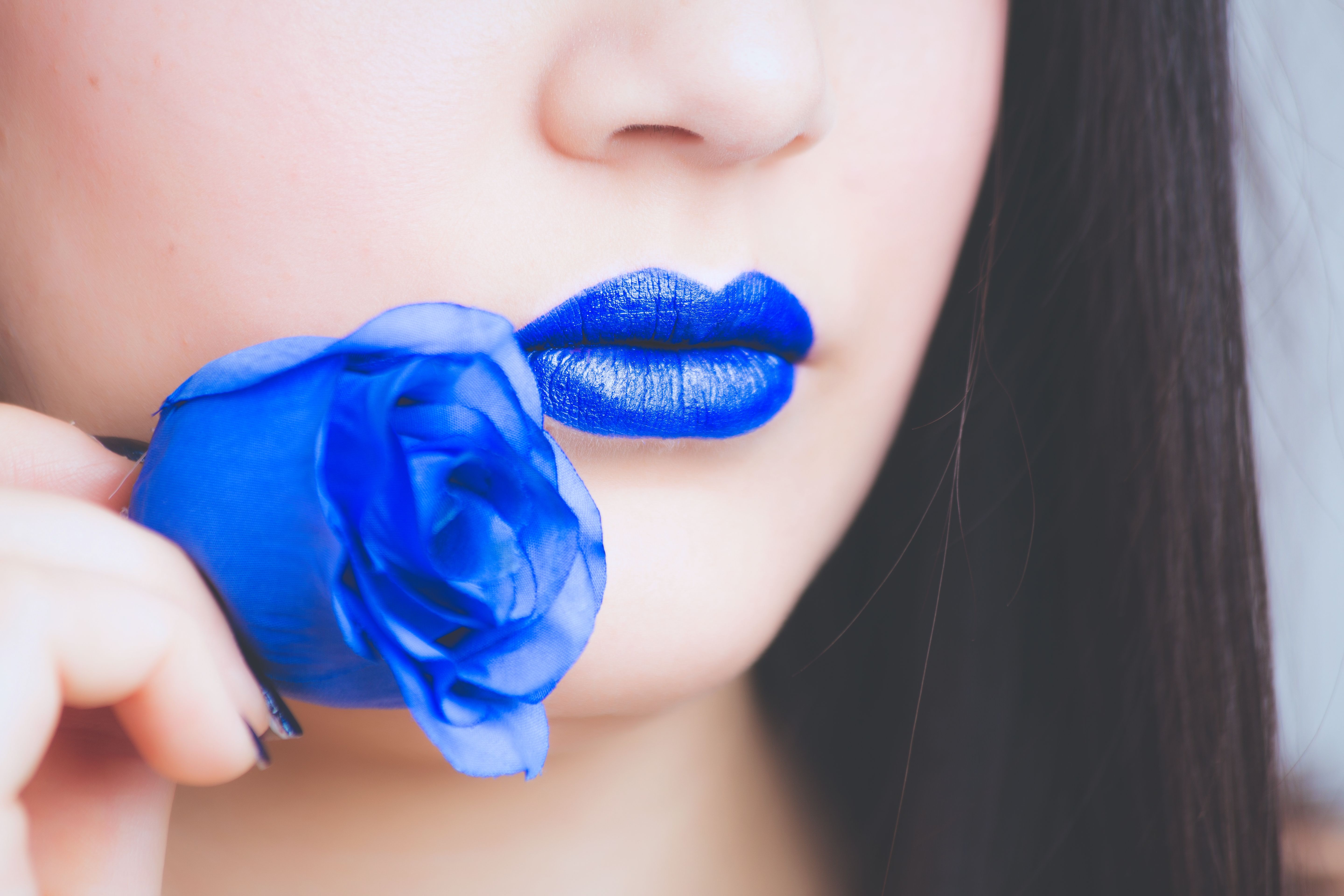 Woman With Right Hand Touching Her Cheek · Free Stock Photo