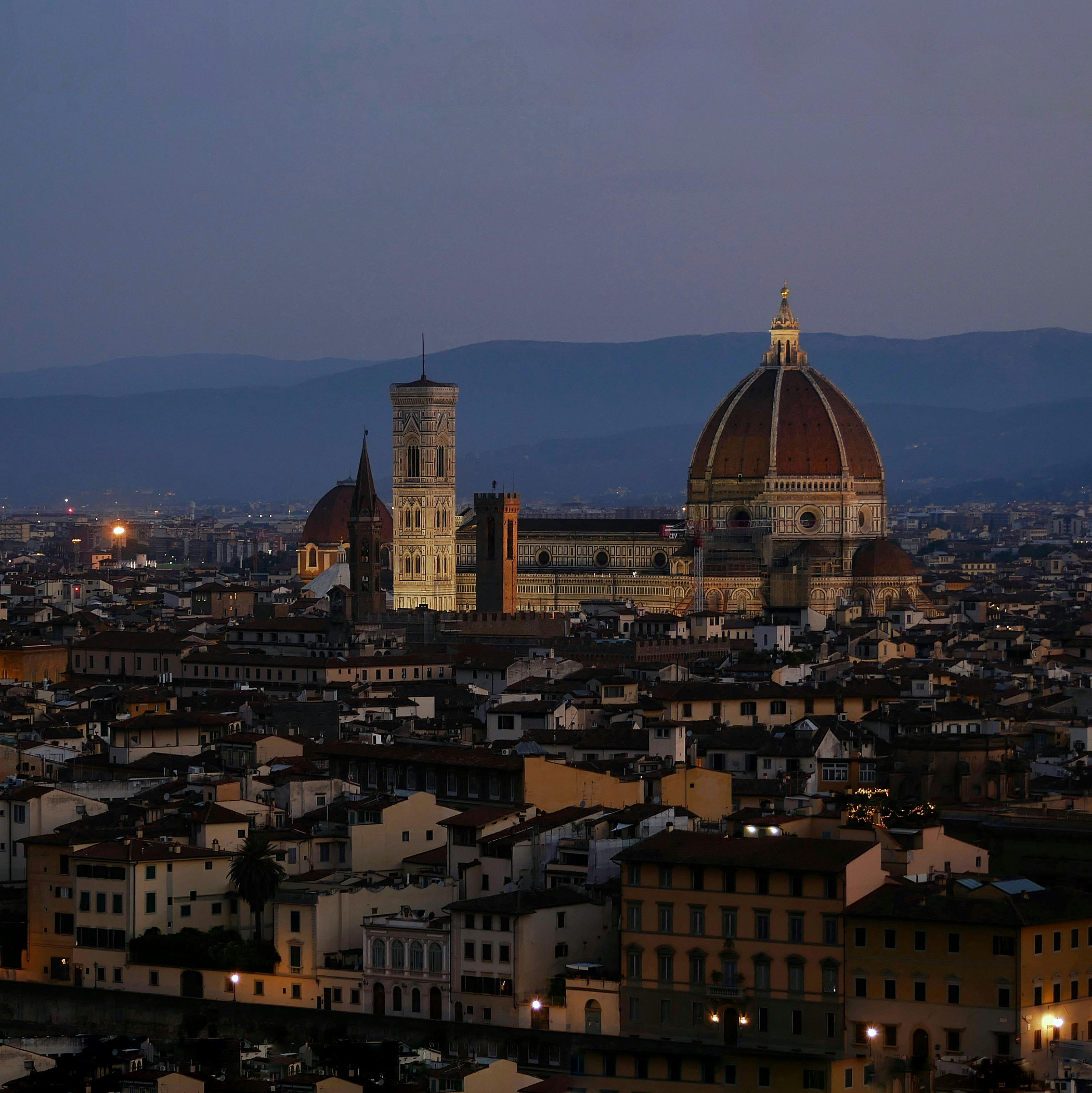 Aerial View of a City during Sunset · Free Stock Photo