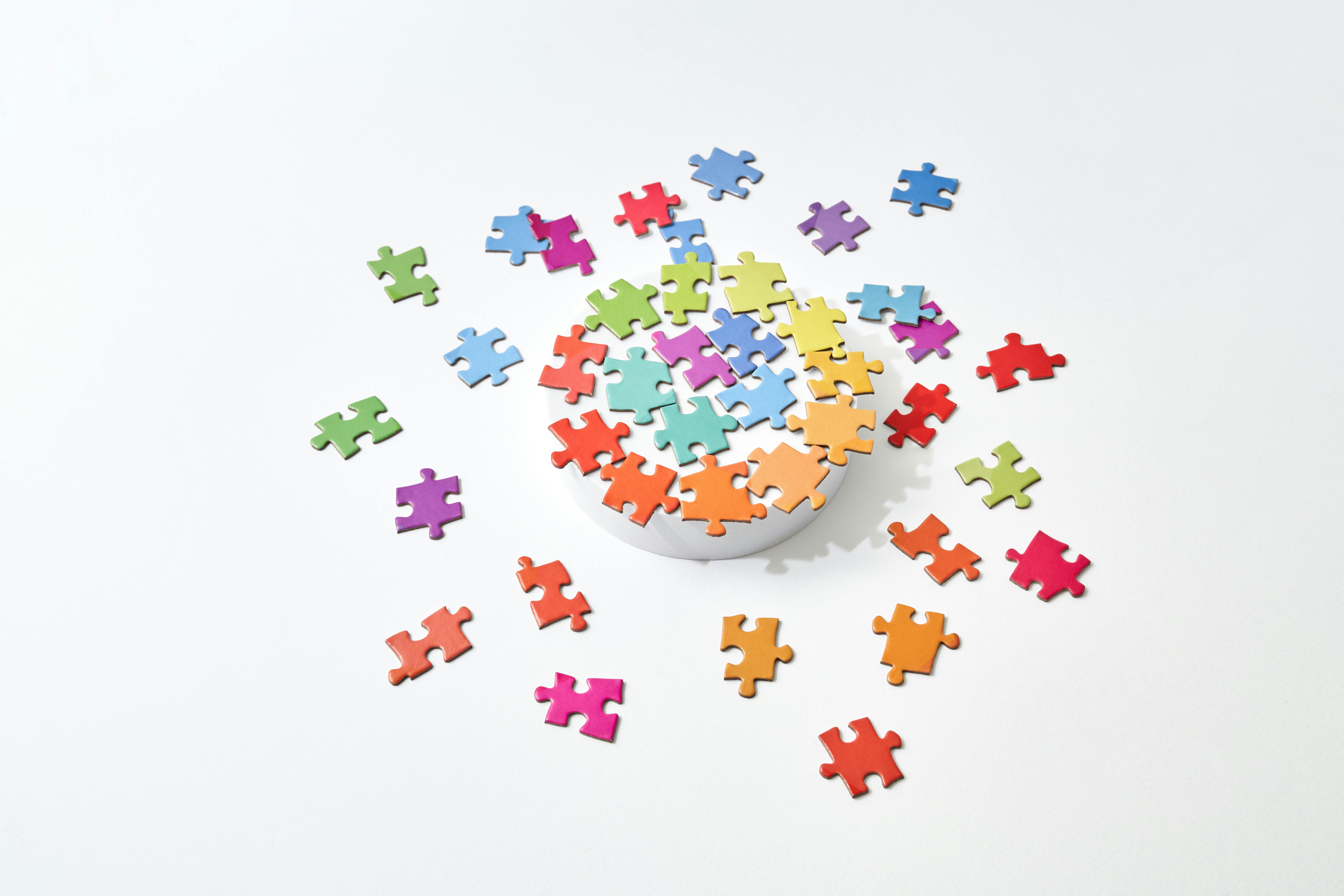 Photo of Triangle Shaped Puzzle Pieces · Free Stock Photo