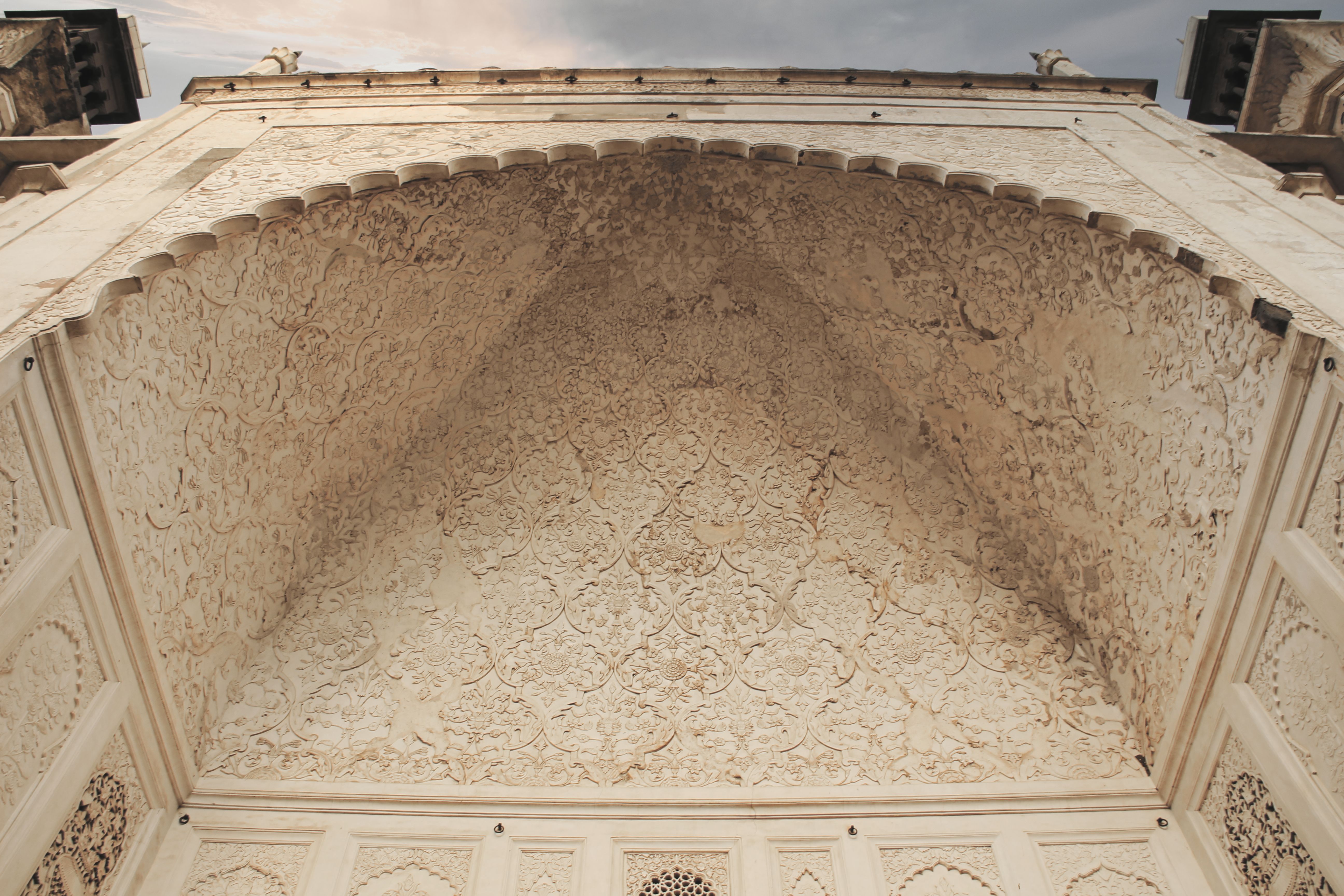 Islamic Carvings on a Ceiling · Free Stock Photo