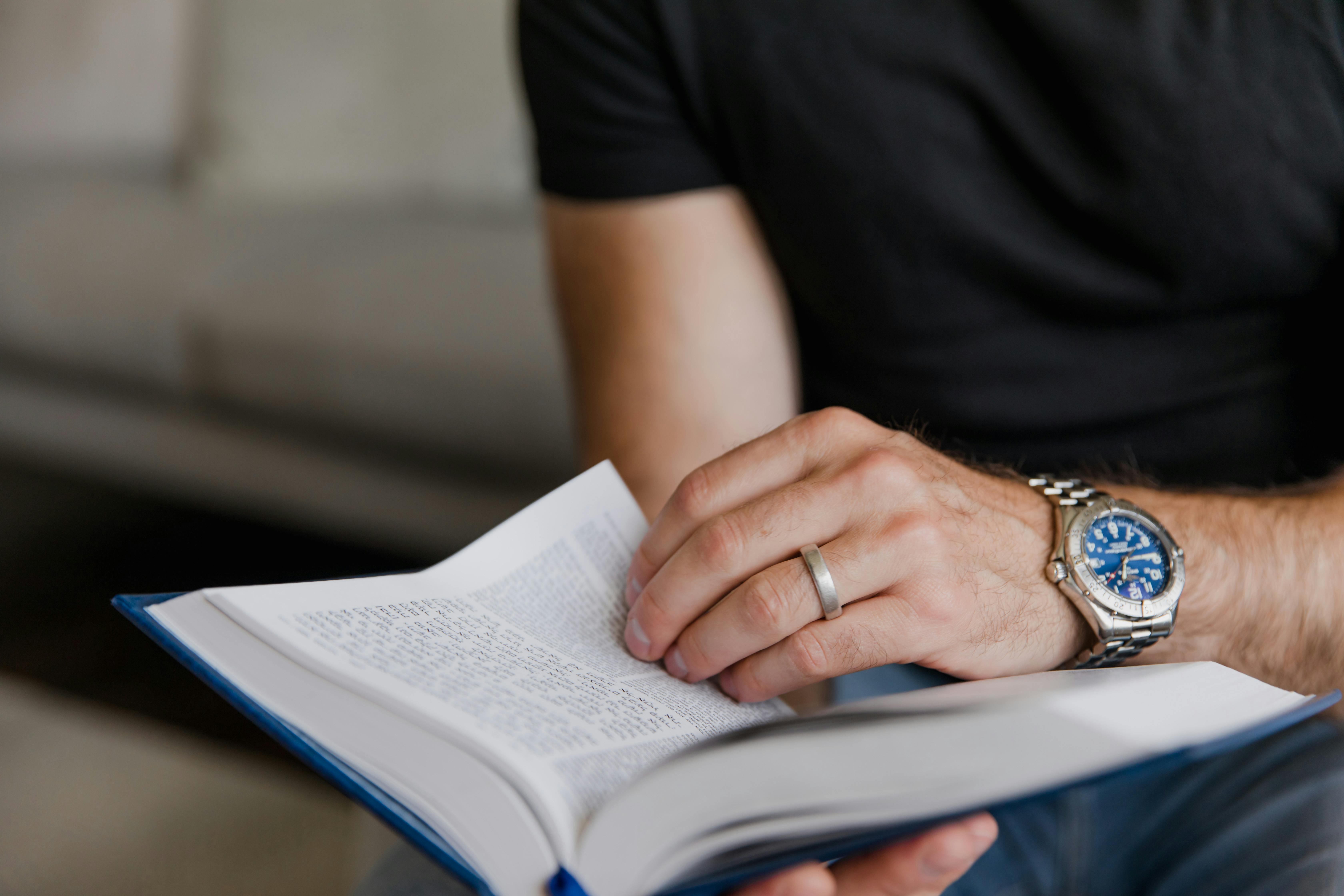A Person Reading a Book · Free Stock Photo
