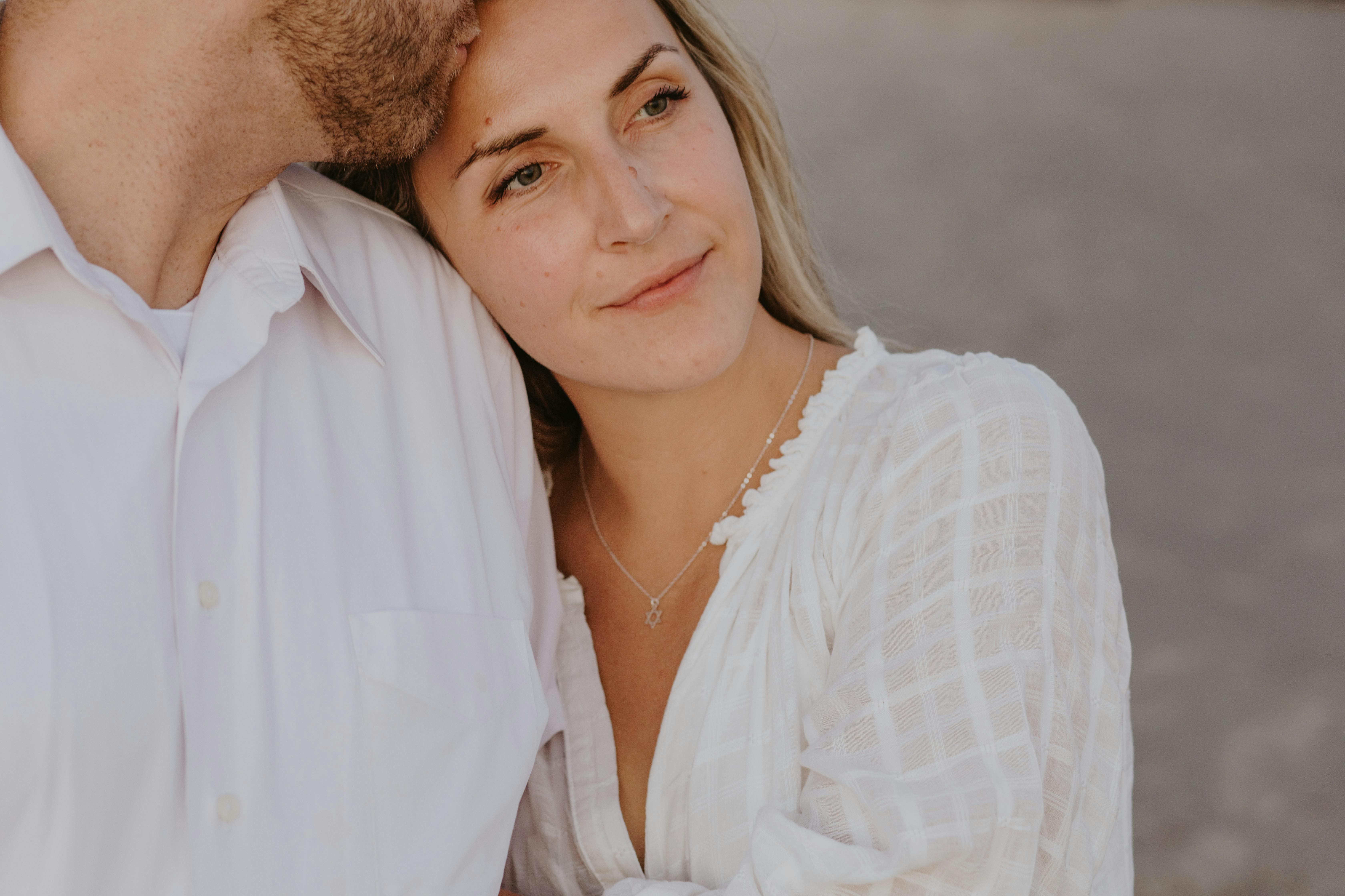 Portrait of a Woman with her Partner · Free Stock Photo