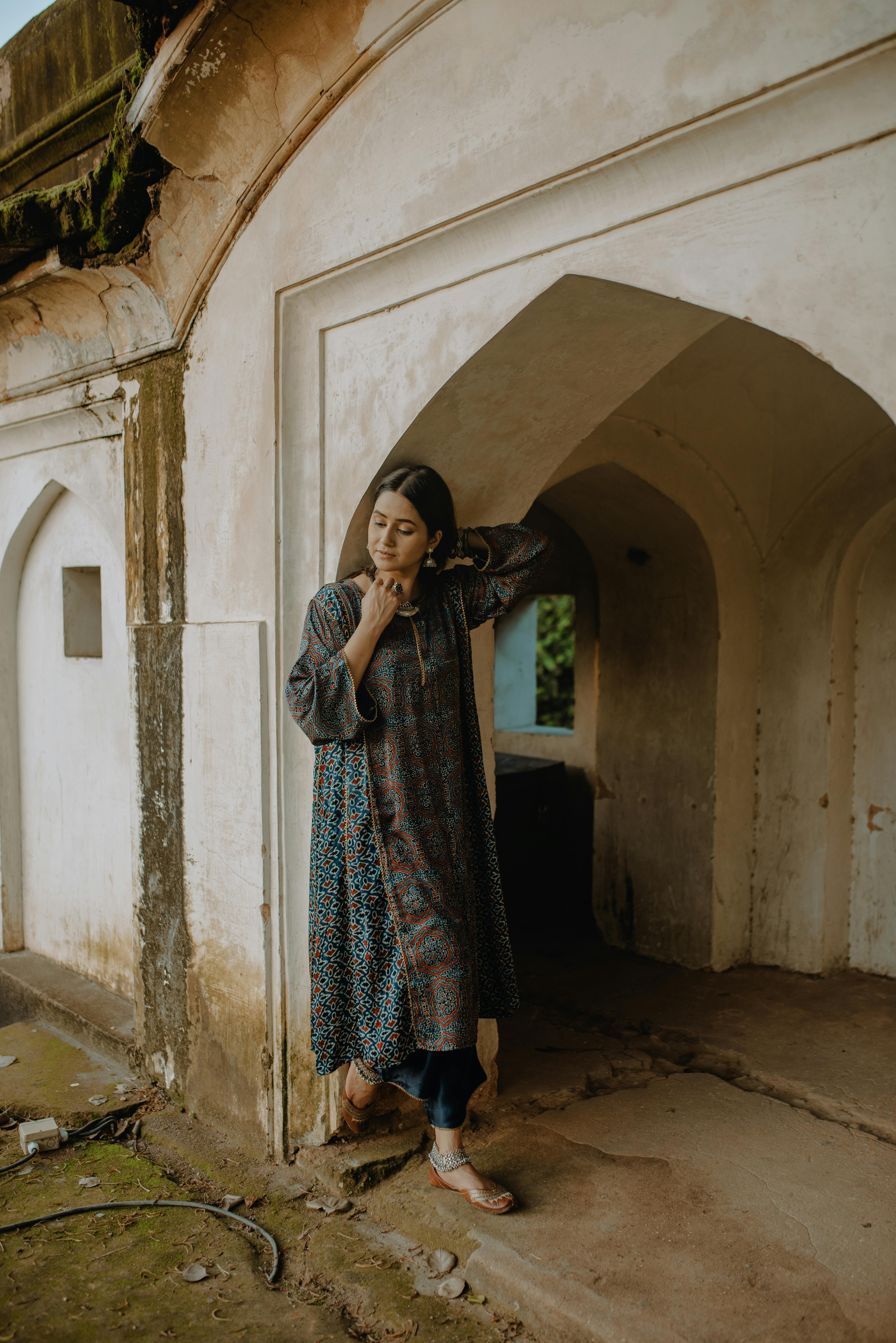 Ethnic woman in traditional outfit of Central Asia · Free Stock Photo