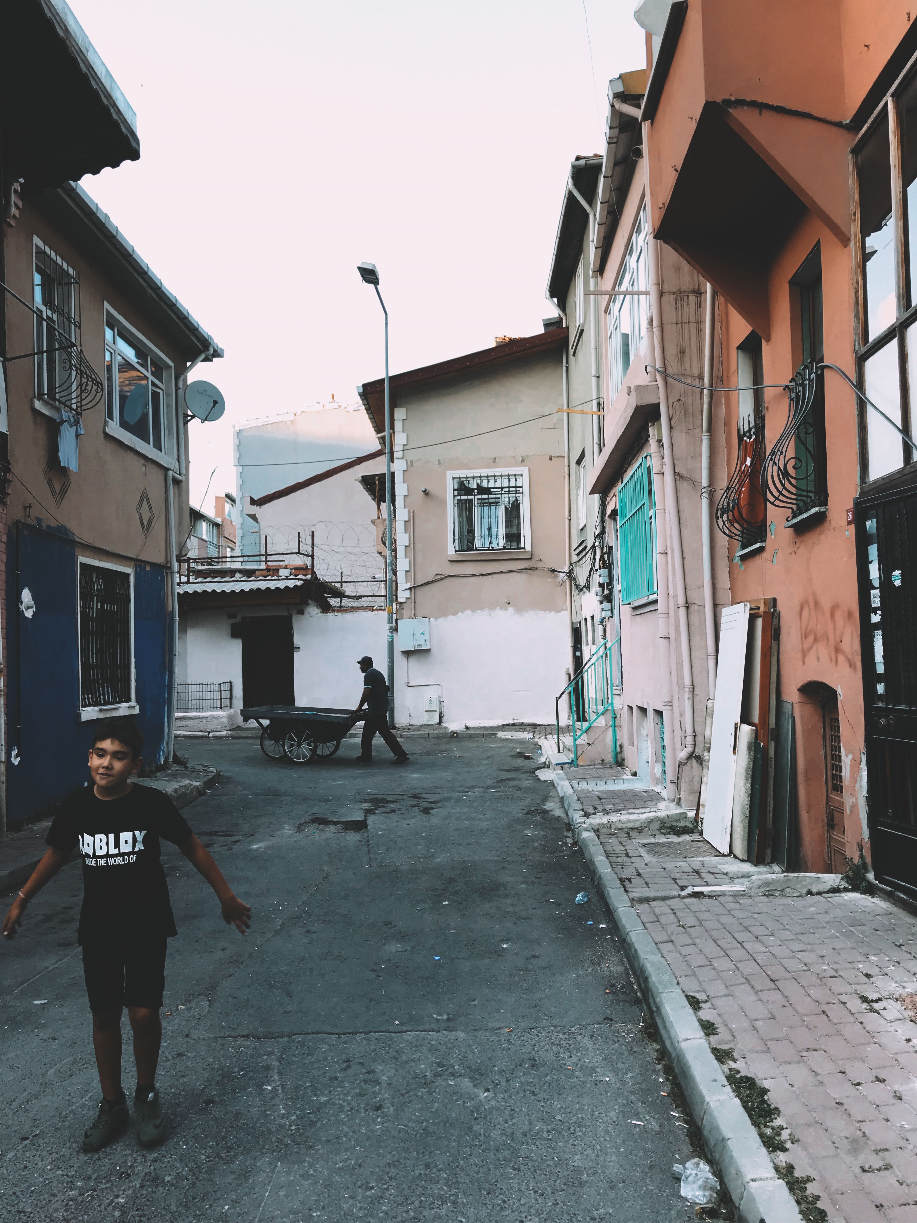 People Walking Poor City Street · Free Stock Photo