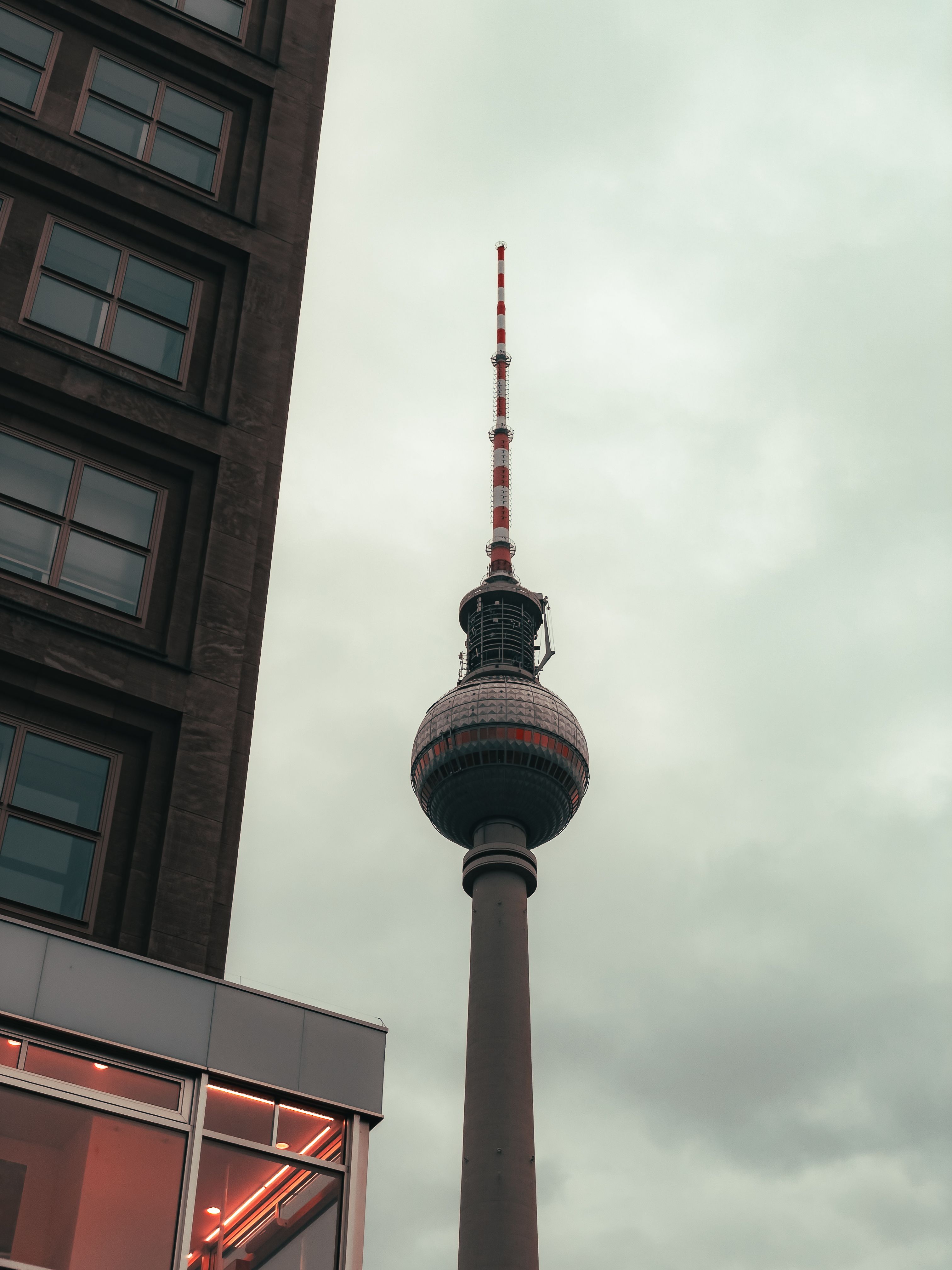 The Berlin Television Tower Under the Dramatic Sky · Free Stock Photo
