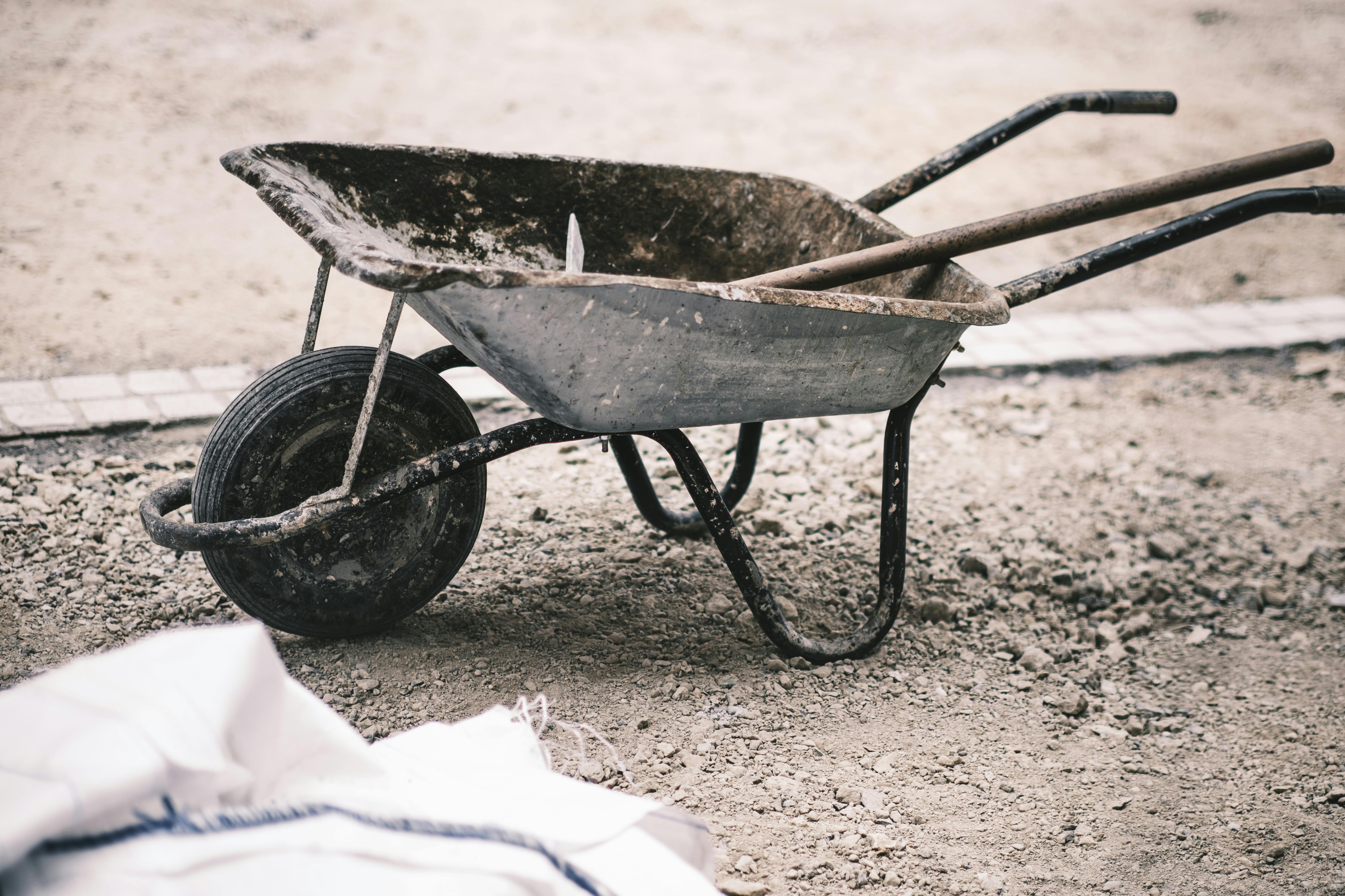 A Dirty Wheelbarrow · Free Stock Photo