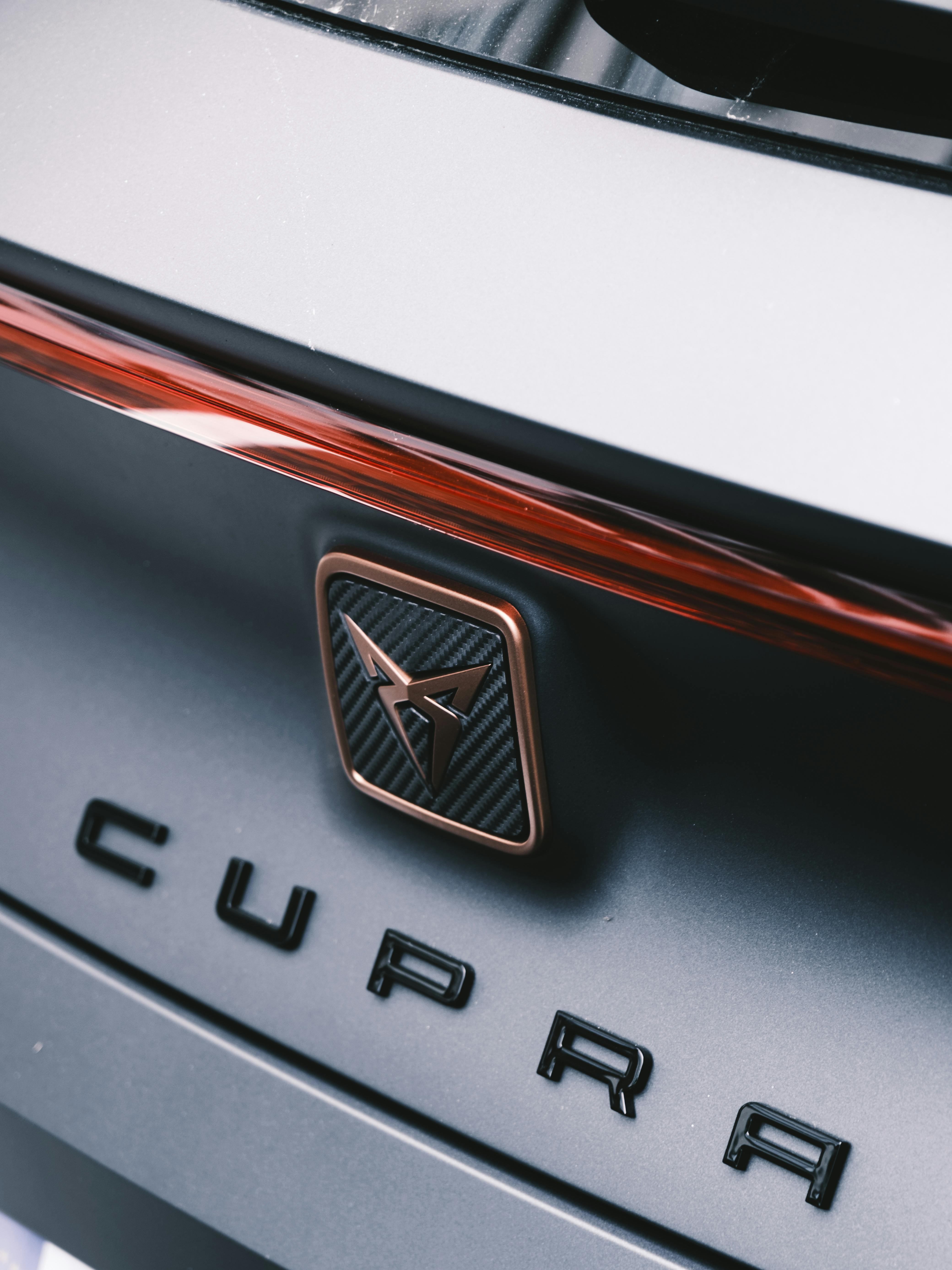 Emblem of a Cupra Vehicle · Free Stock Photo
