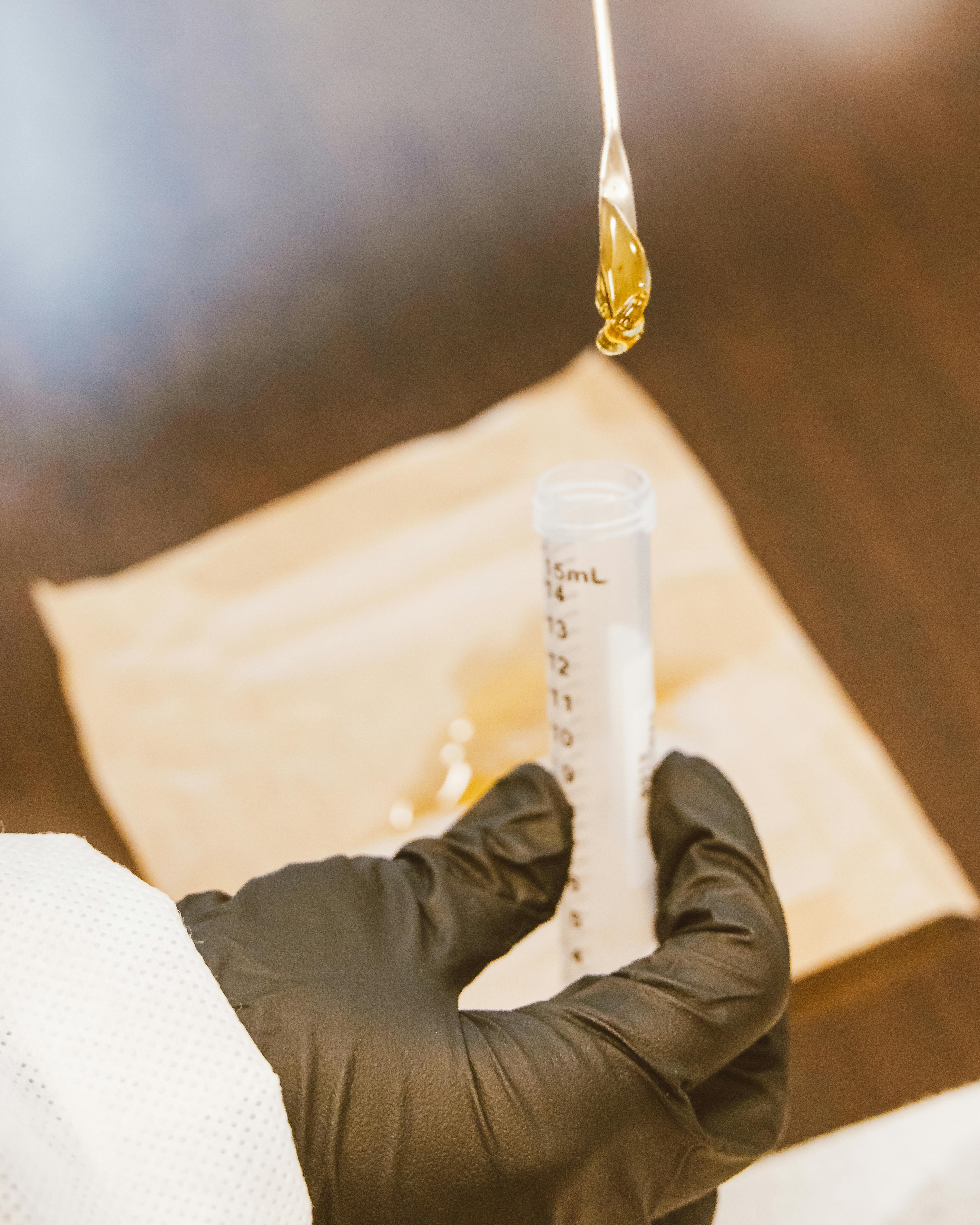 Putting Object in Test Tube · Free Stock Photo