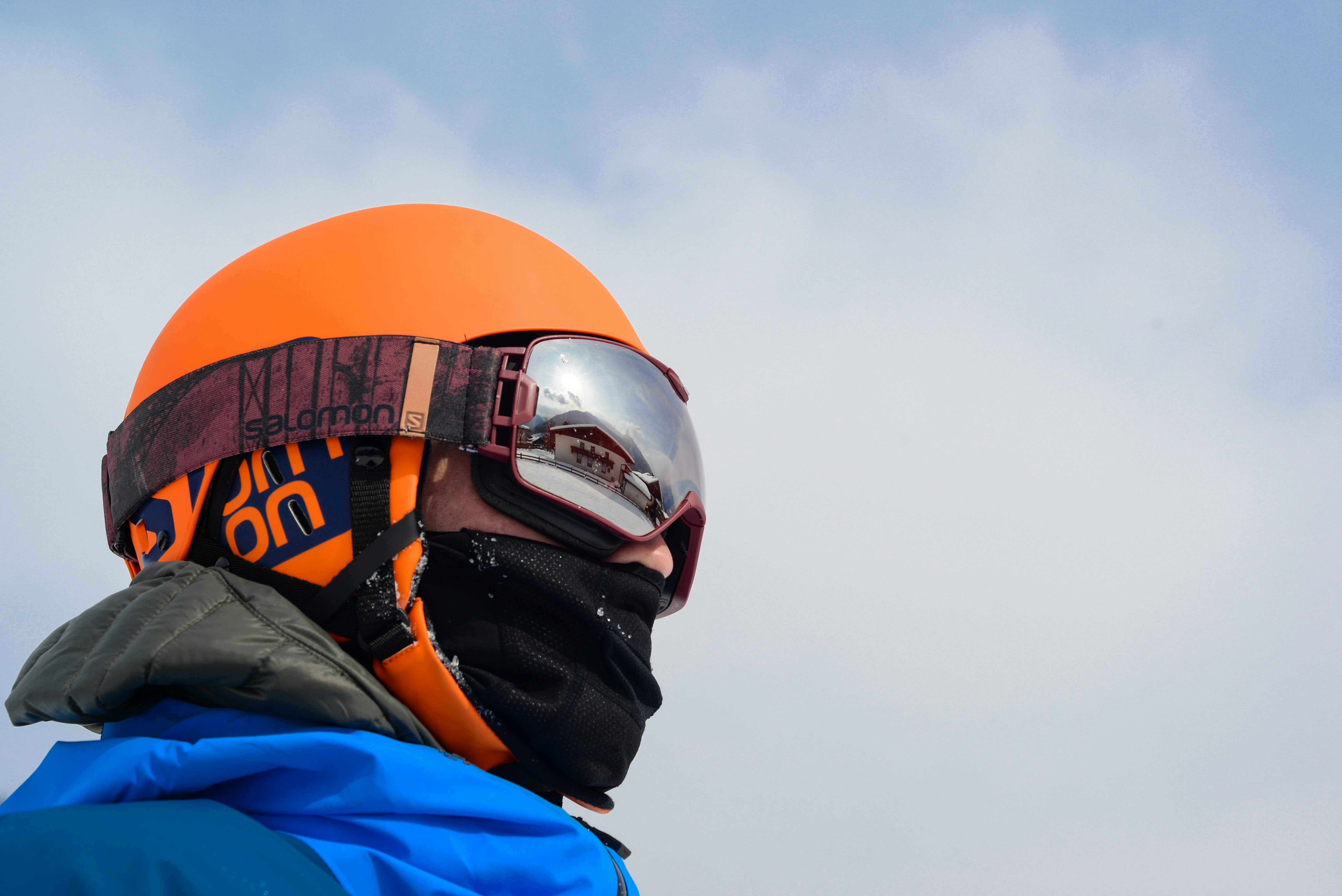 Person Wearing Orange Helmet · Free Stock Photo