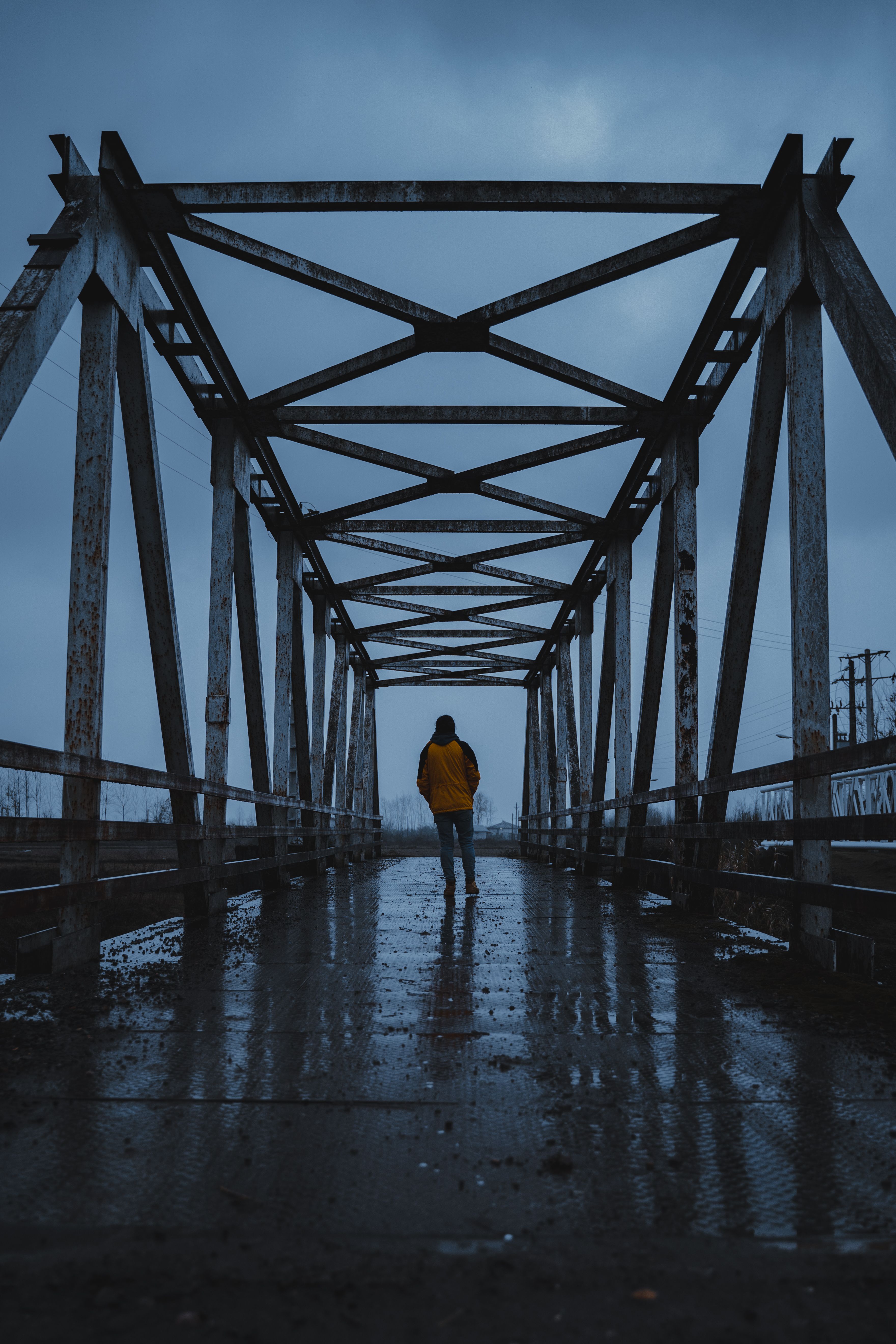 Person Standing on Brown Wooden Dock · Free Stock Photo