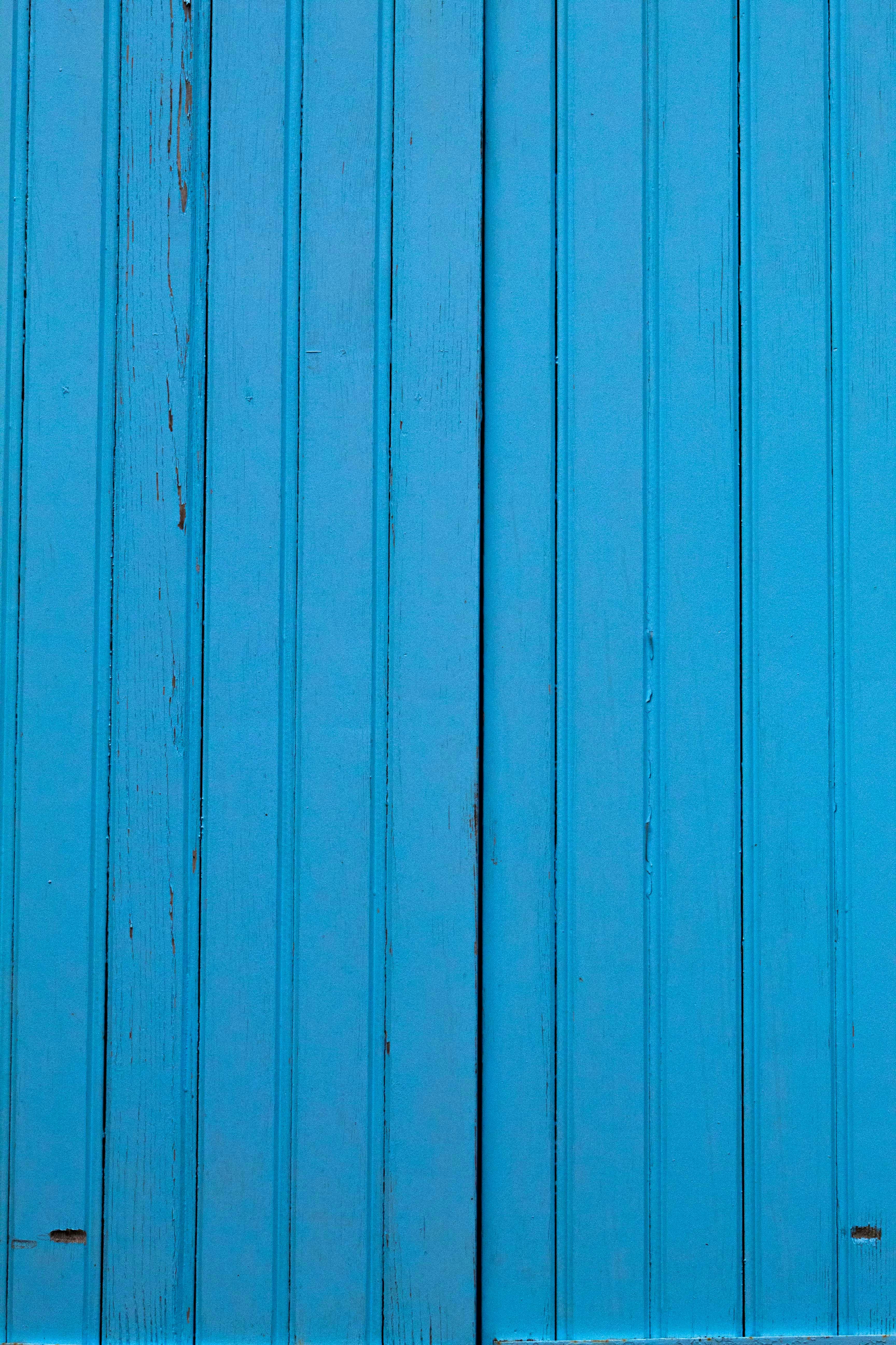 Blue Painted Wall · Free Stock Photo